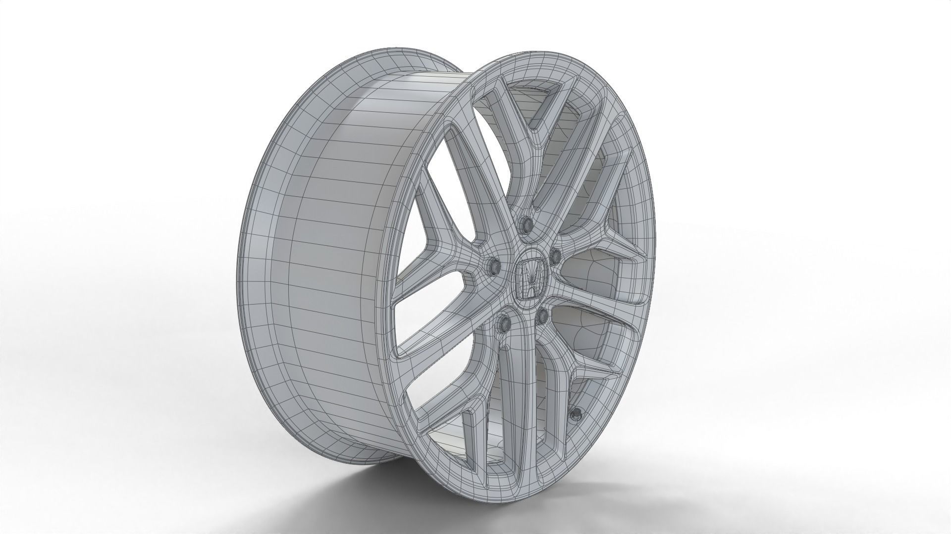 Honda Civic alloy wheel 3D model 3D printable | CGTrader