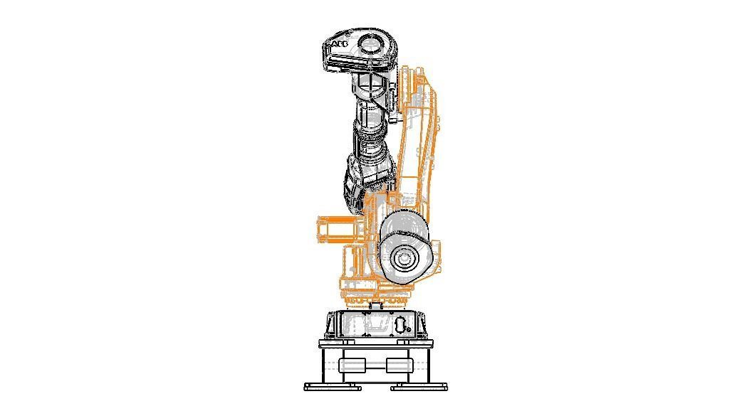 ABB IRB 6640 Robot 3D model rigged | CGTrader