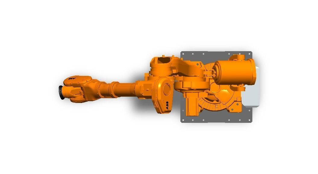 ABB IRB 6640 Robot 3D model rigged | CGTrader