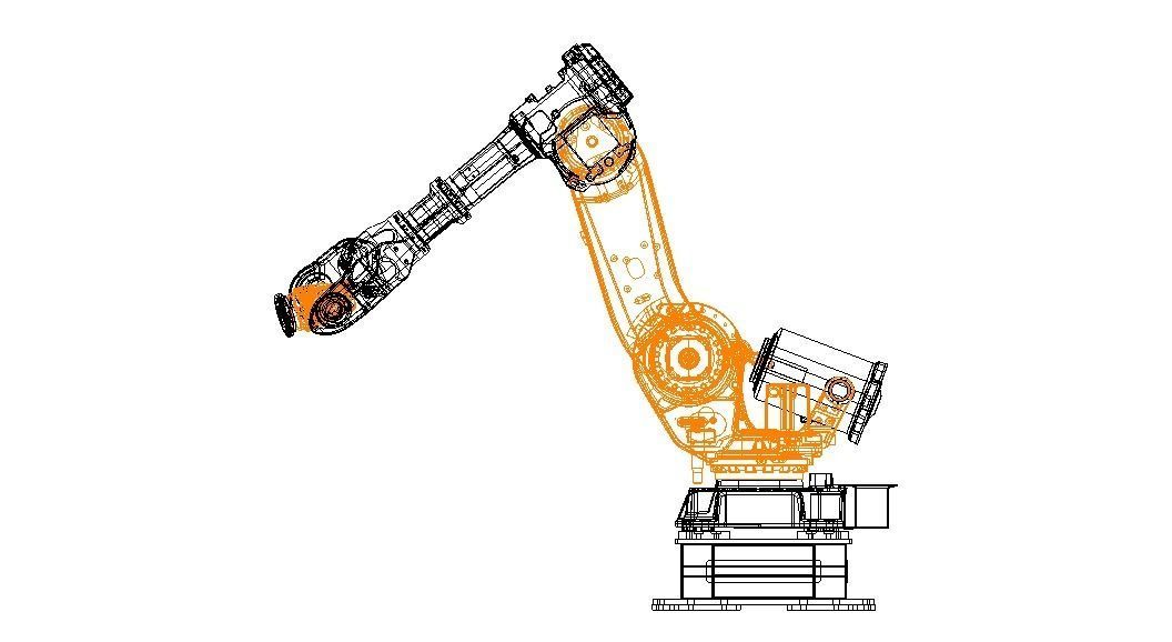 ABB IRB 6640 Robot 3D model rigged | CGTrader