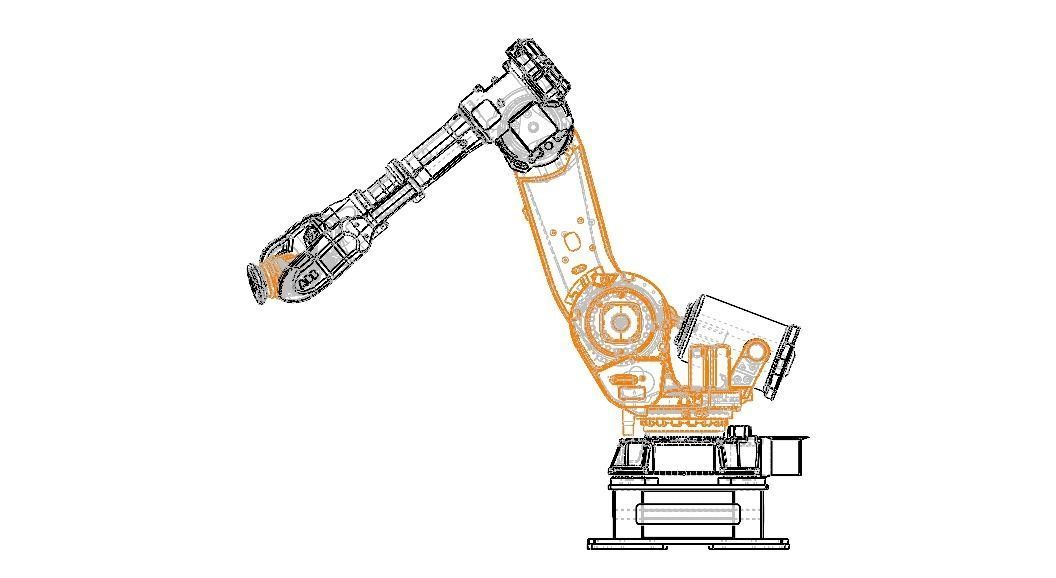 ABB IRB 6640 Robot 3D model rigged | CGTrader