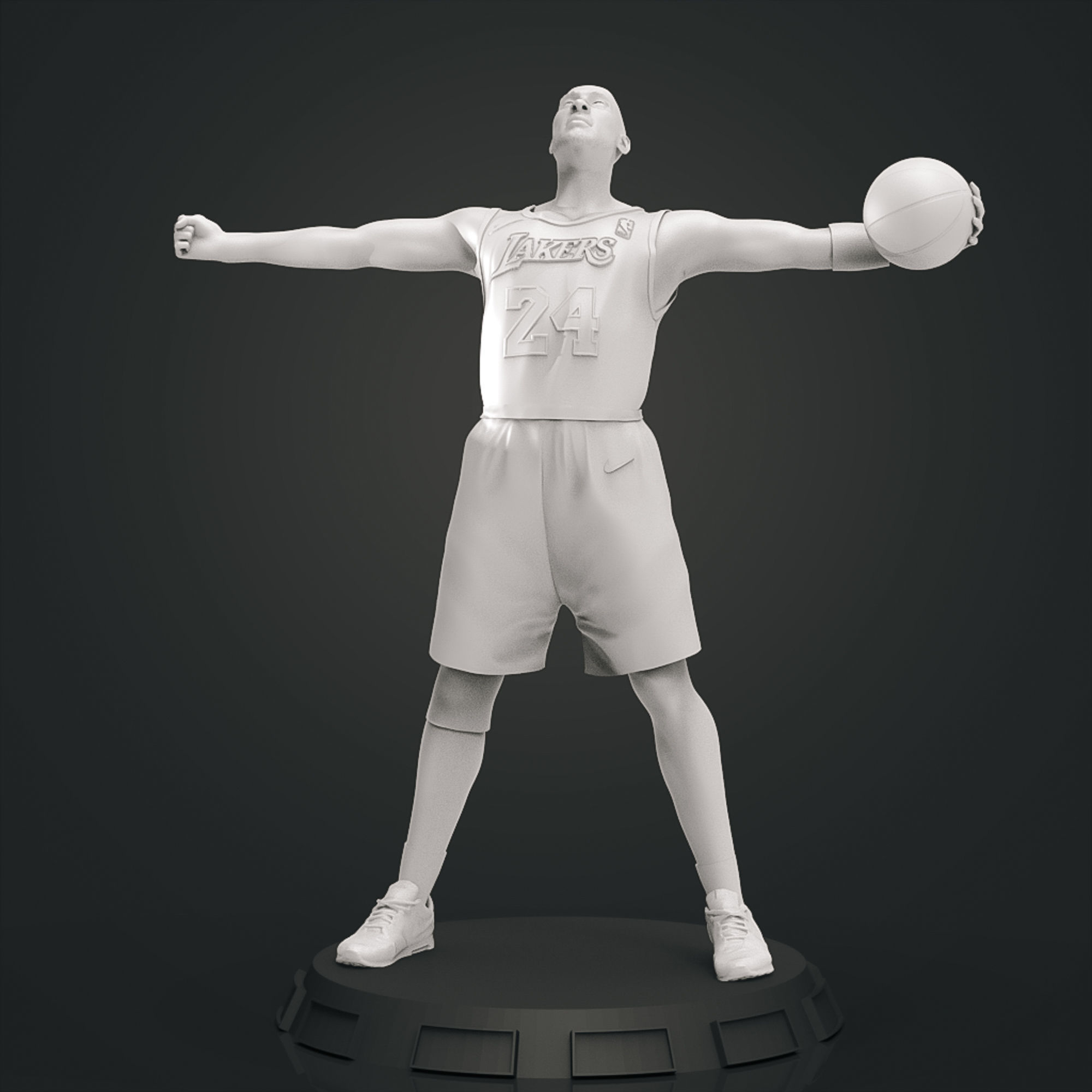 Kobe Bryant 3D Printable 9 3D model 3D printable | CGTrader