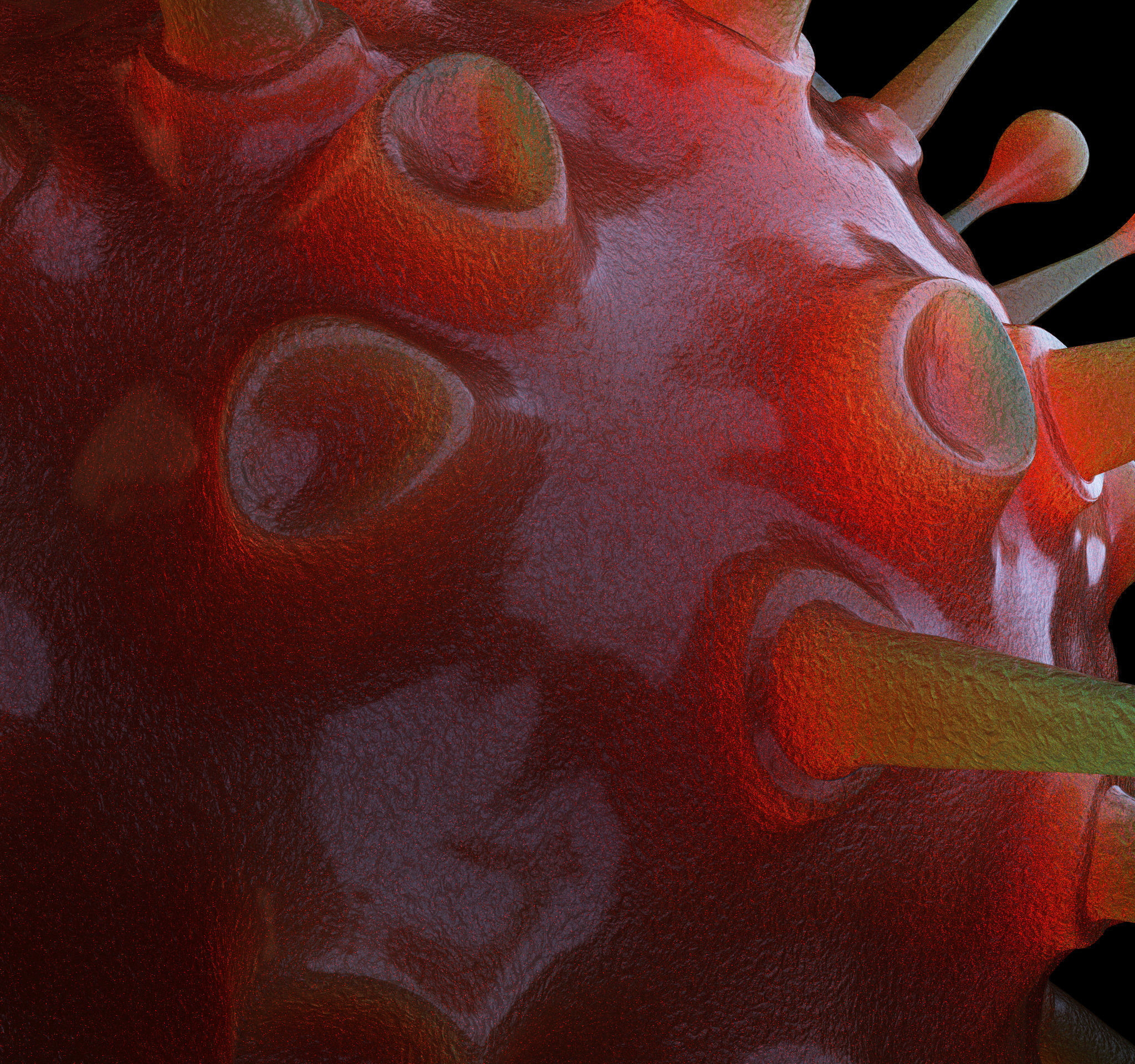 High polygon model of the VIRUS 3D model | CGTrader