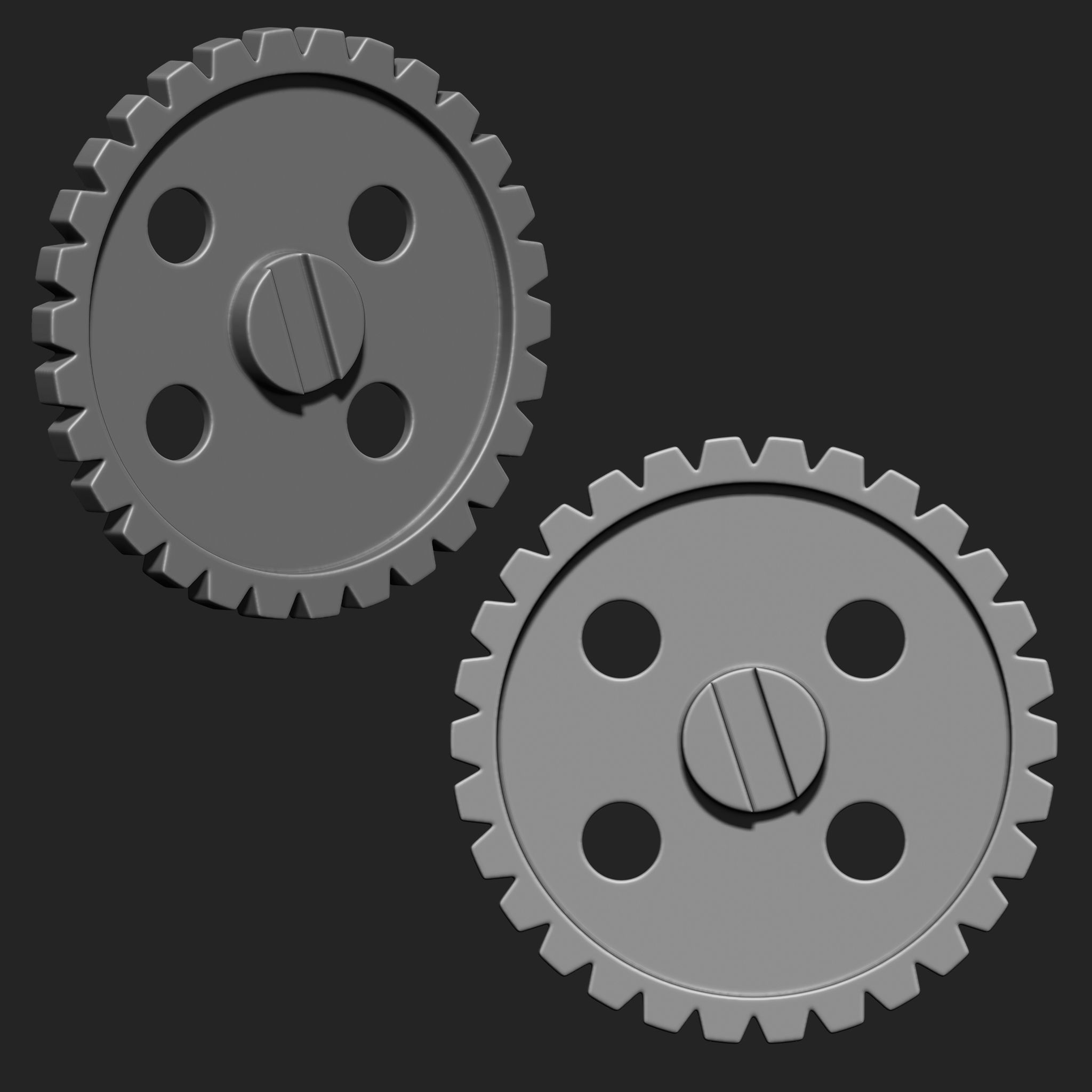 STEAMPUNK GEAR MEGA PACK 4 IN ONE 109 BRUSHES 3D model | CGTrader