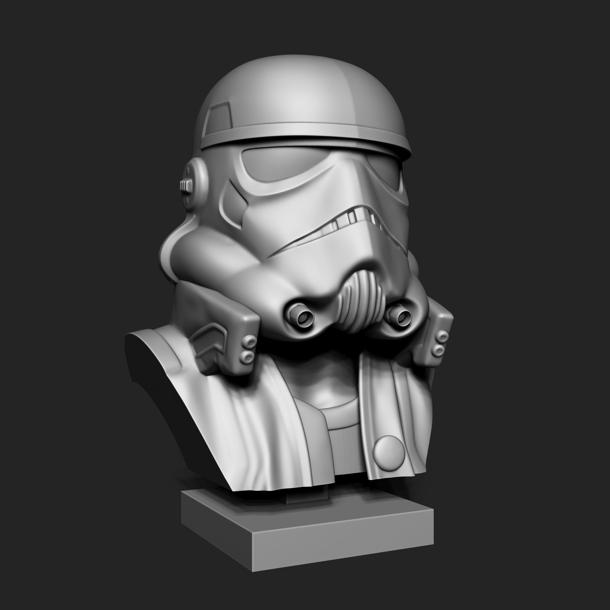 Stormtrooper Helmet - Star war bust 3D model 3D printable | CGTrader