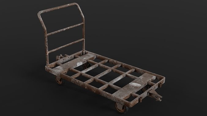 3D model Industrial Cart VR / AR / low-poly | CGTrader