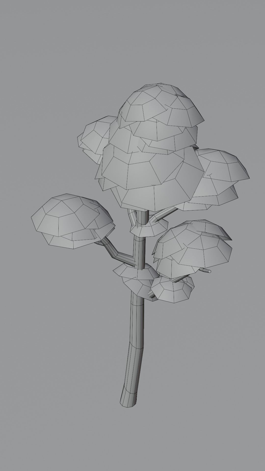 3D model 10 Stylized low poly Birch trees VR / AR / low-poly | CGTrader