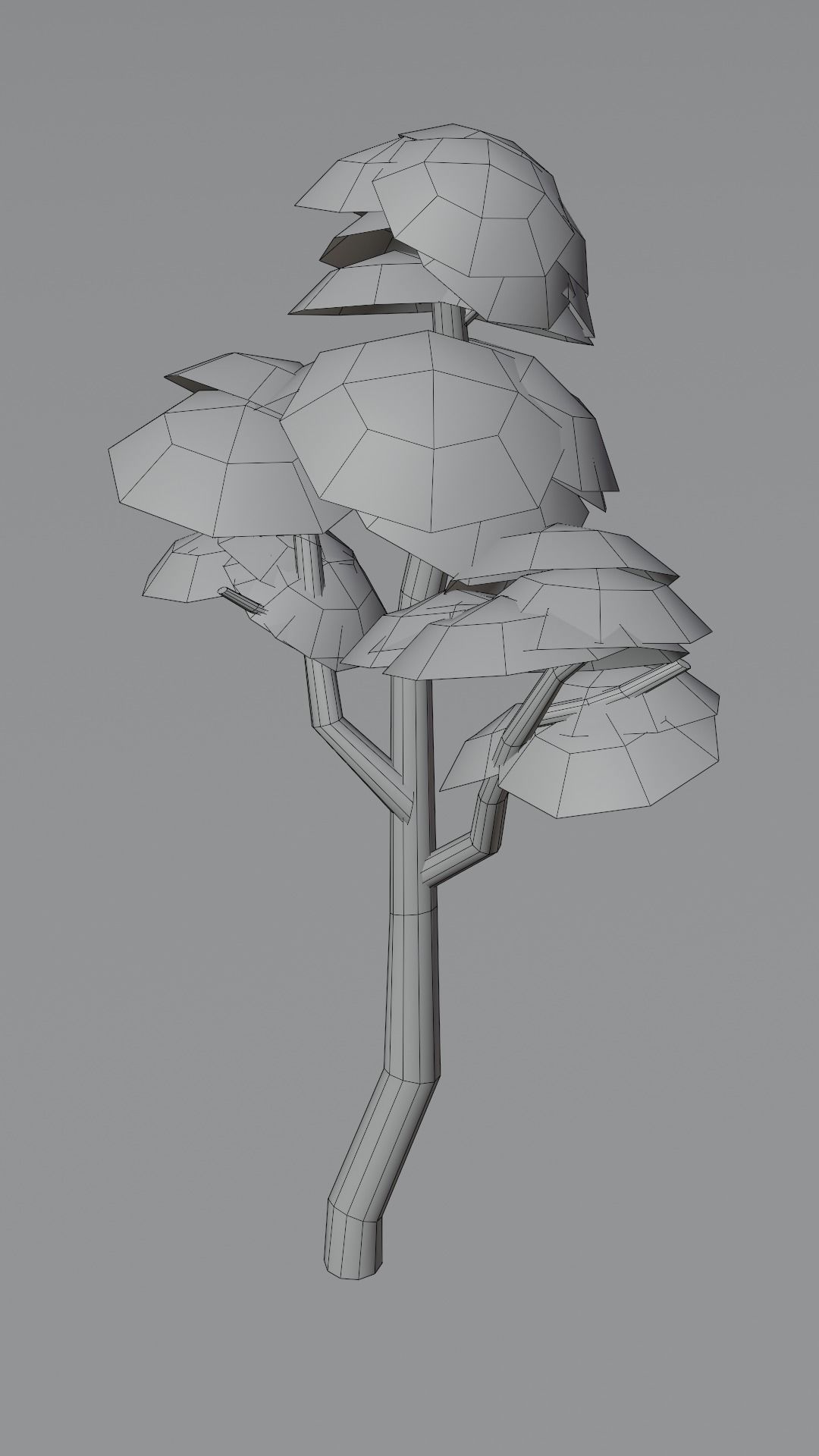 3D model 10 Stylized low poly Birch trees VR / AR / low-poly | CGTrader