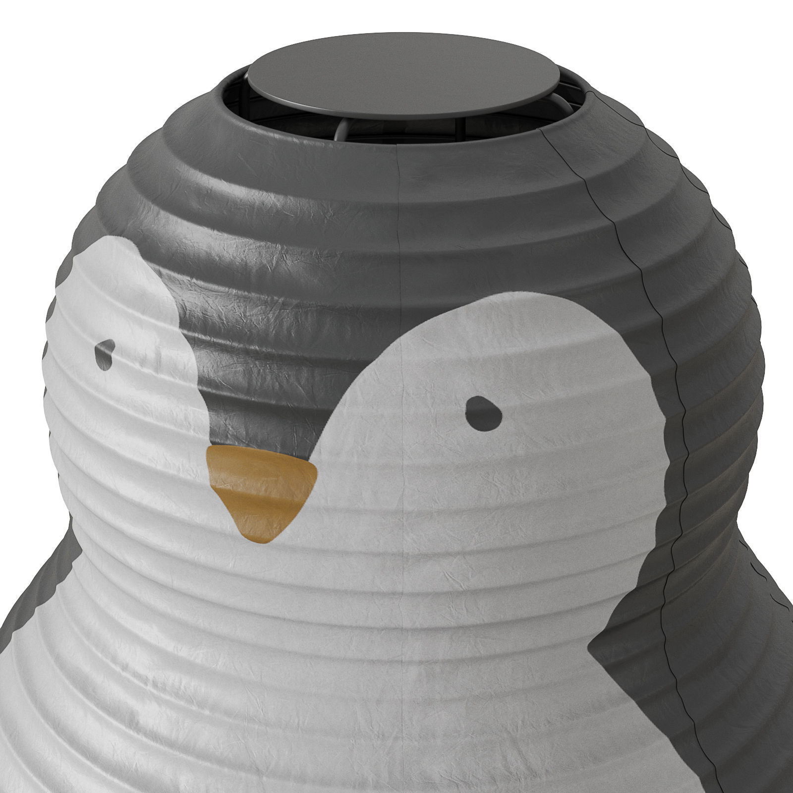 HM Rice paper penguin table lamp 3D model | CGTrader