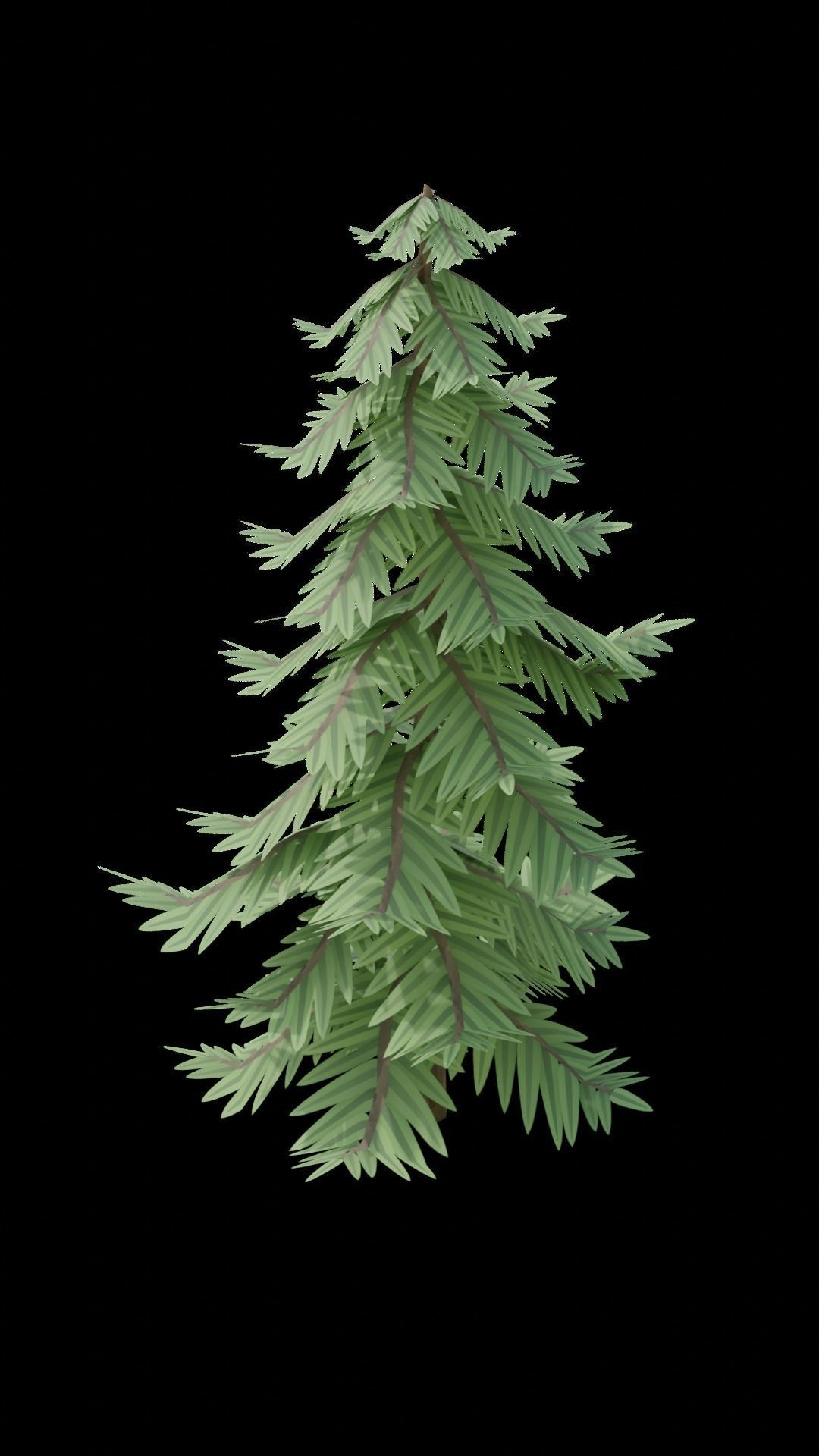 3D model 10 Stylized low poly Pine trees VR / AR / low-poly | CGTrader