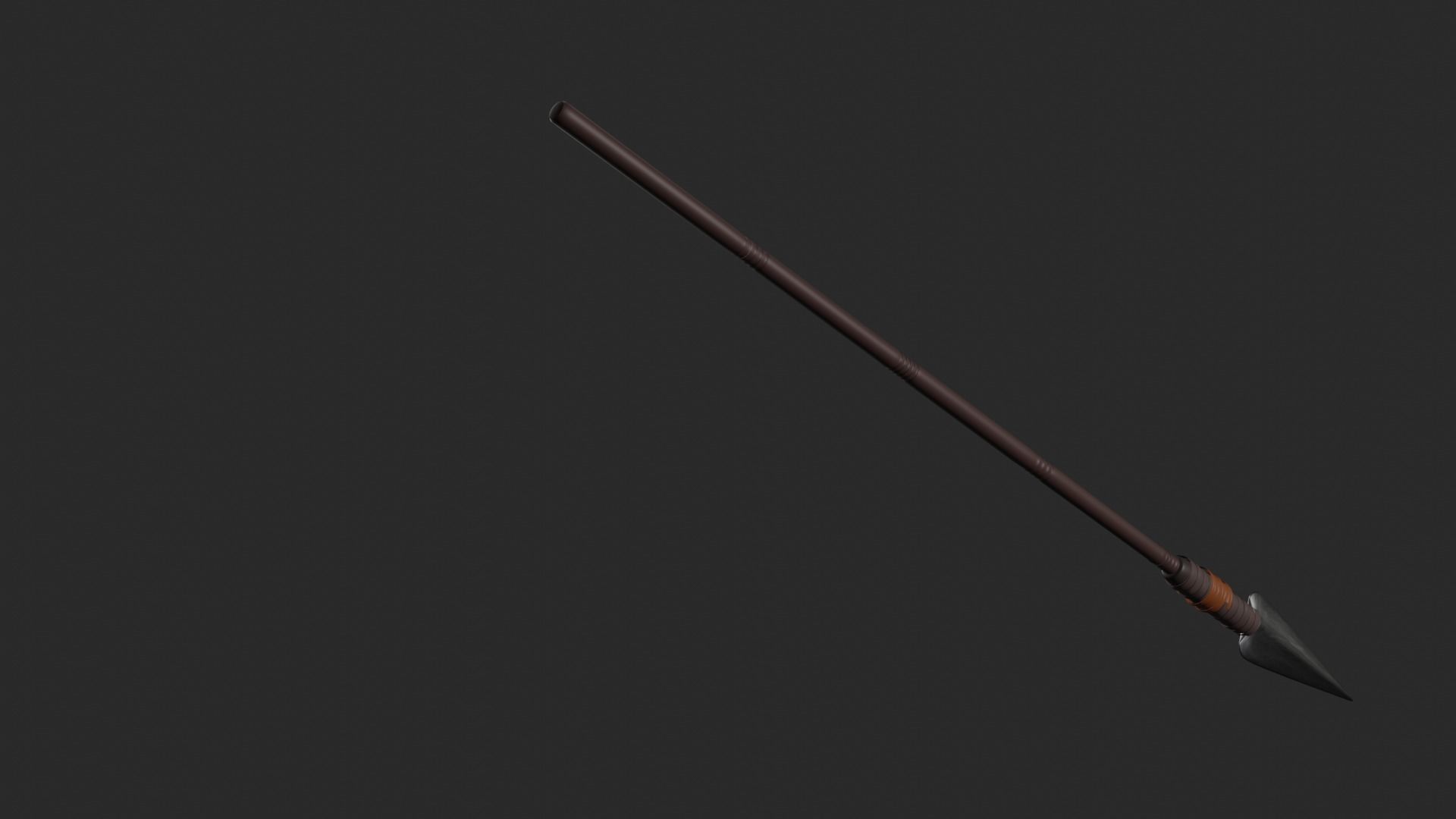 Spear Tarzan jungle spear free 3D model | CGTrader