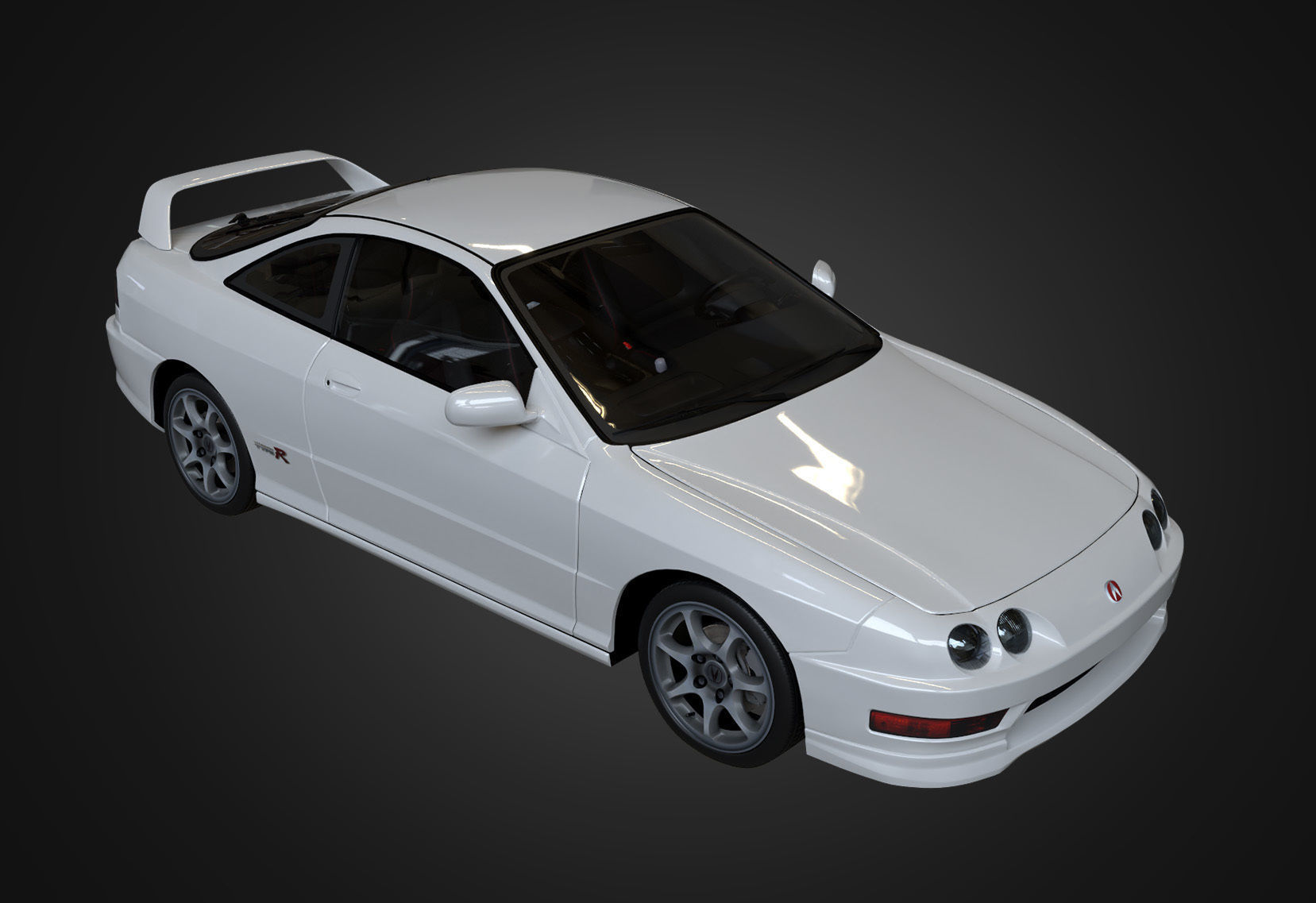 Acura Integra 2001 free VR / AR / low-poly 3D model | CGTrader
