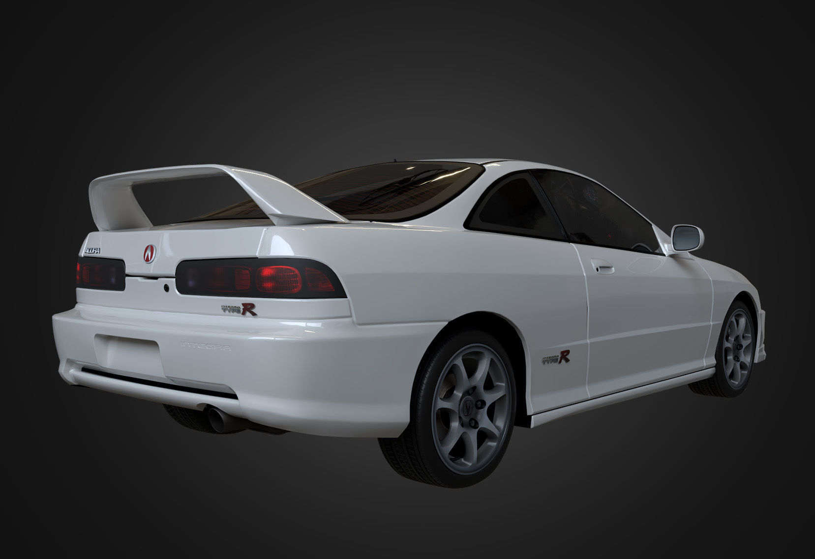 Acura Integra 2001 free VR / AR / low-poly 3D model | CGTrader
