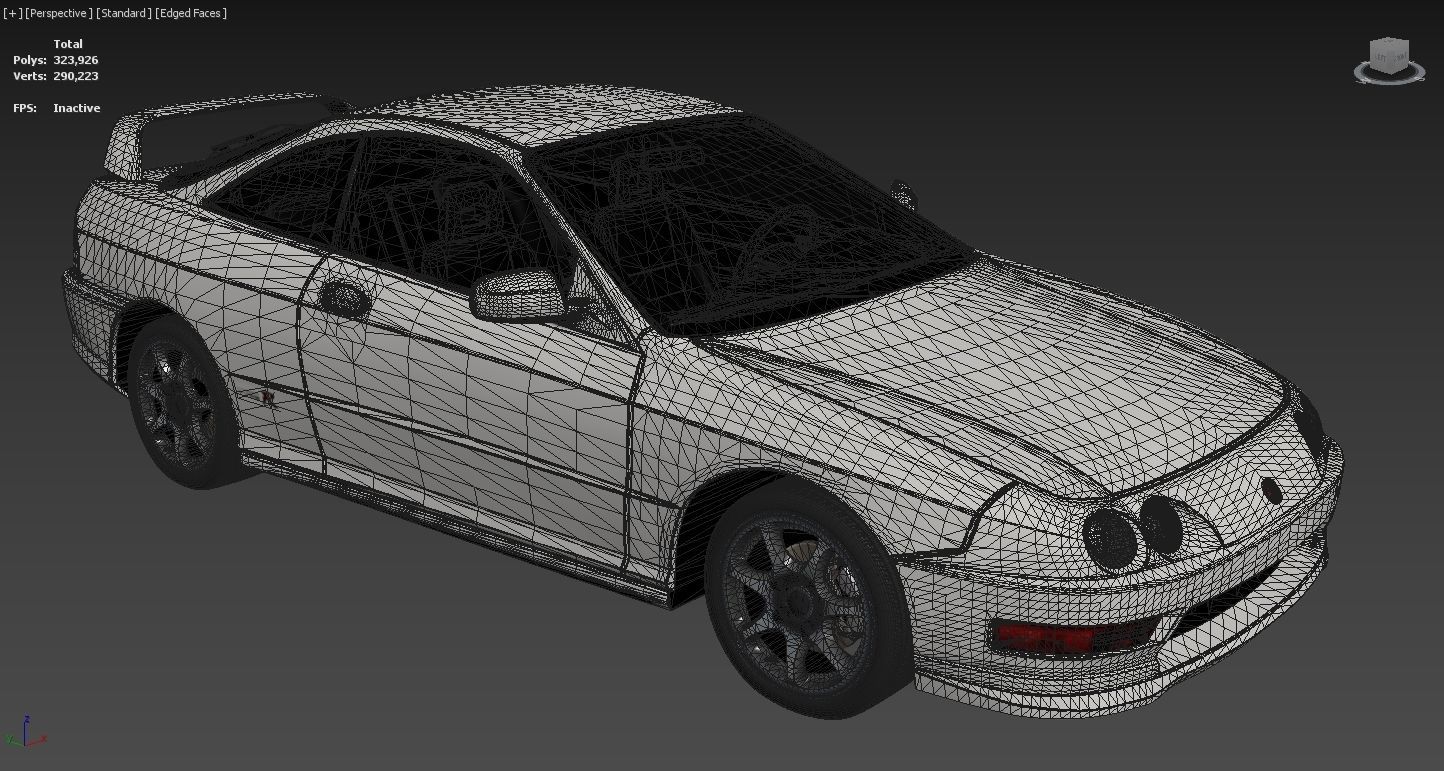 Acura Integra 2001 free VR / AR / low-poly 3D model | CGTrader