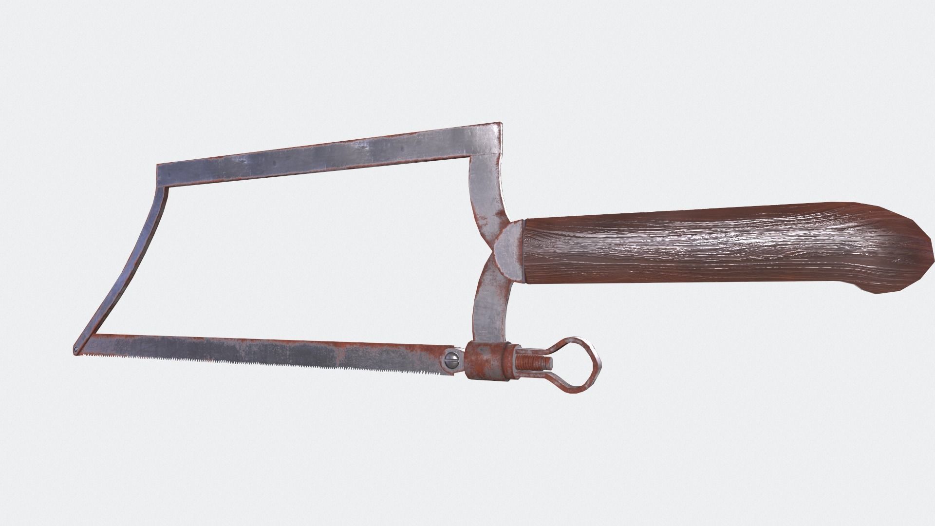 3D model Rusty bone saw VR / AR / low-poly | CGTrader