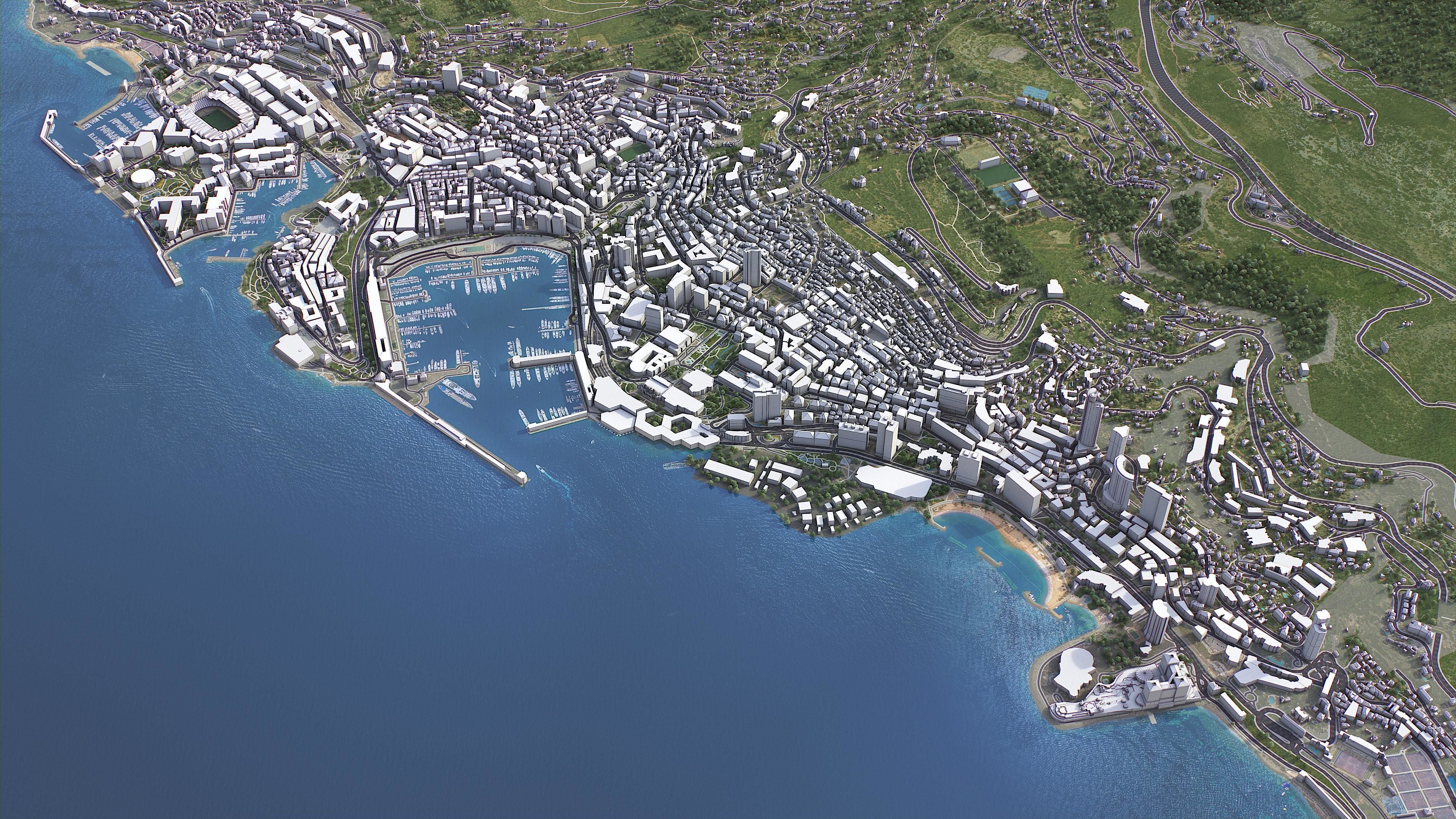 3D model Monaco VR / AR / low-poly | CGTrader