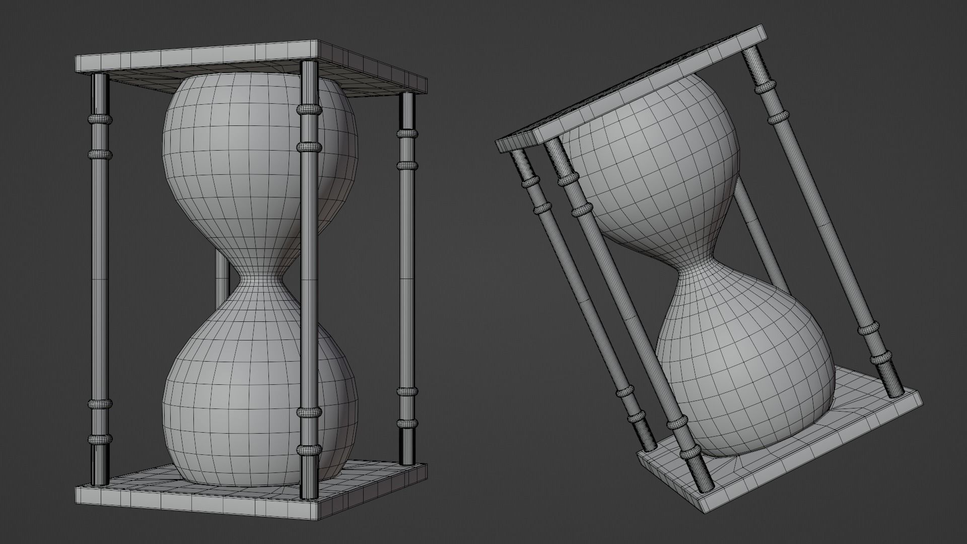 3D model Hourglass - Sun Wukong Staff VR / AR / low-poly | CGTrader