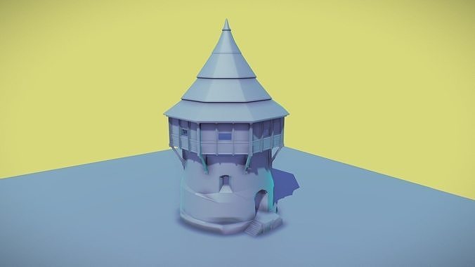 medieval castle tower free 3D model | CGTrader