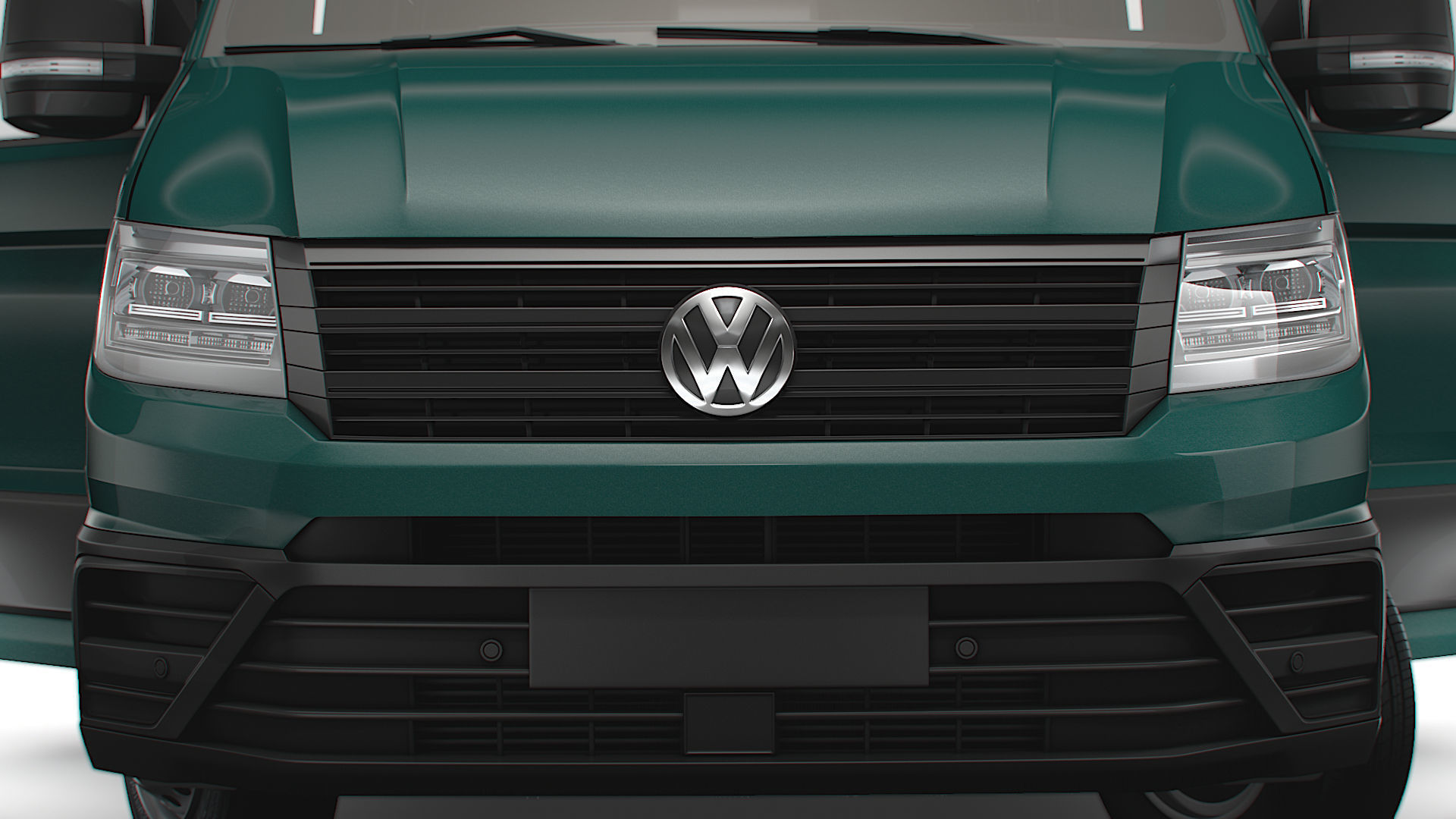 VW Crafter Double Cab Tipper HQ Interior 2023 3D model | CGTrader