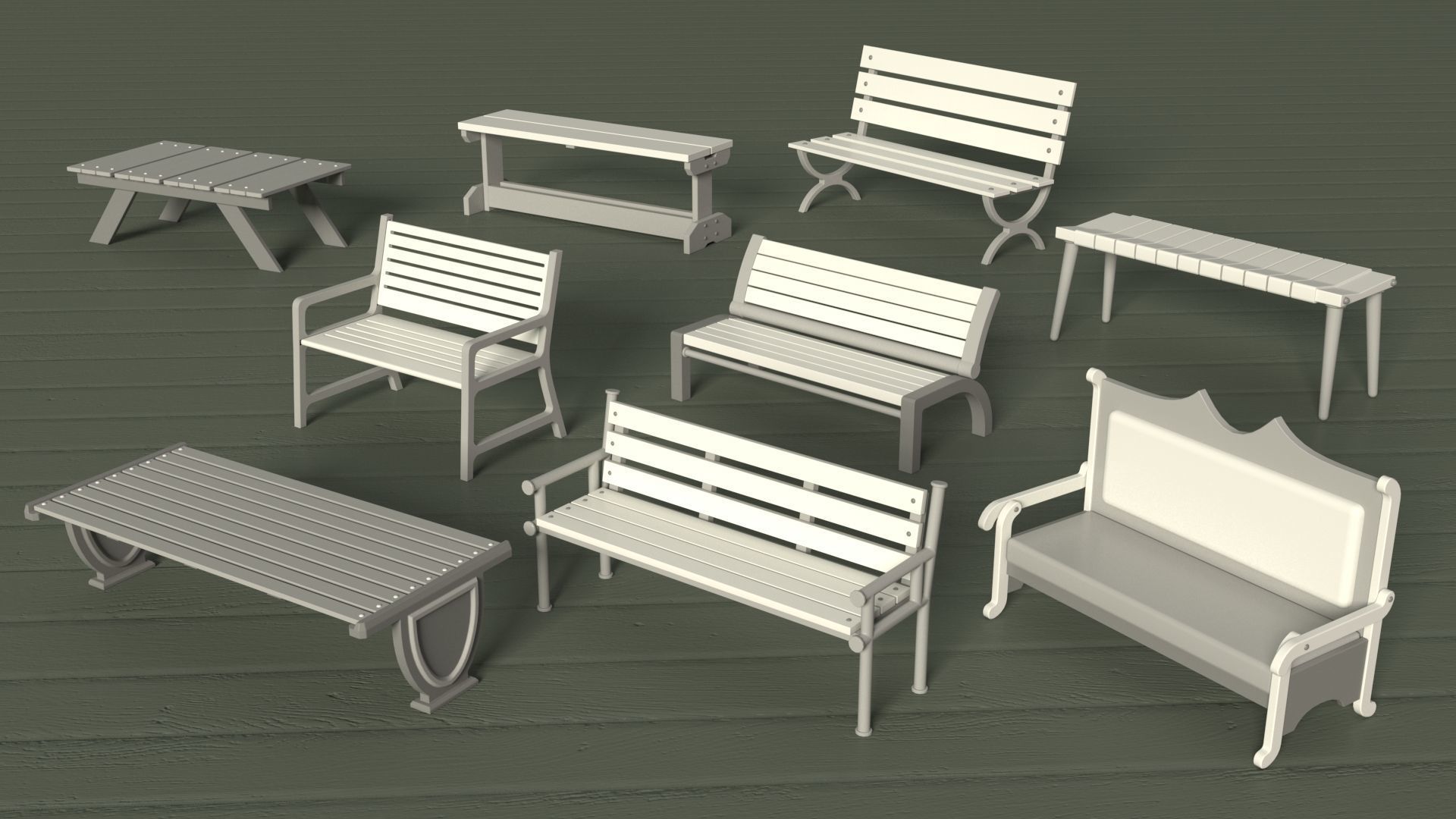 Environment Props - Collection 2 - 101 pieces 3D model | CGTrader