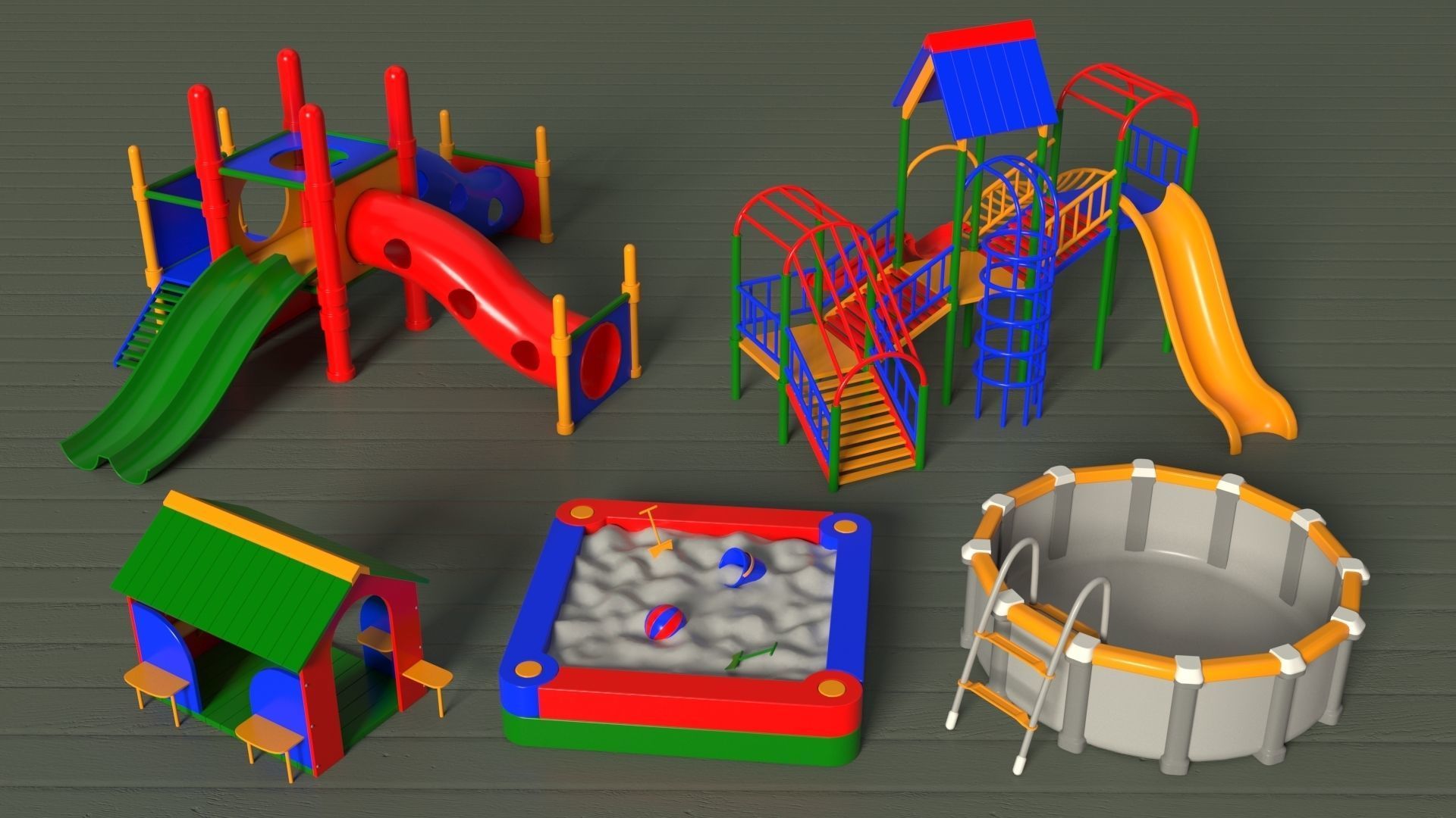 Environment Props - Collection 2 - 101 pieces 3D model | CGTrader