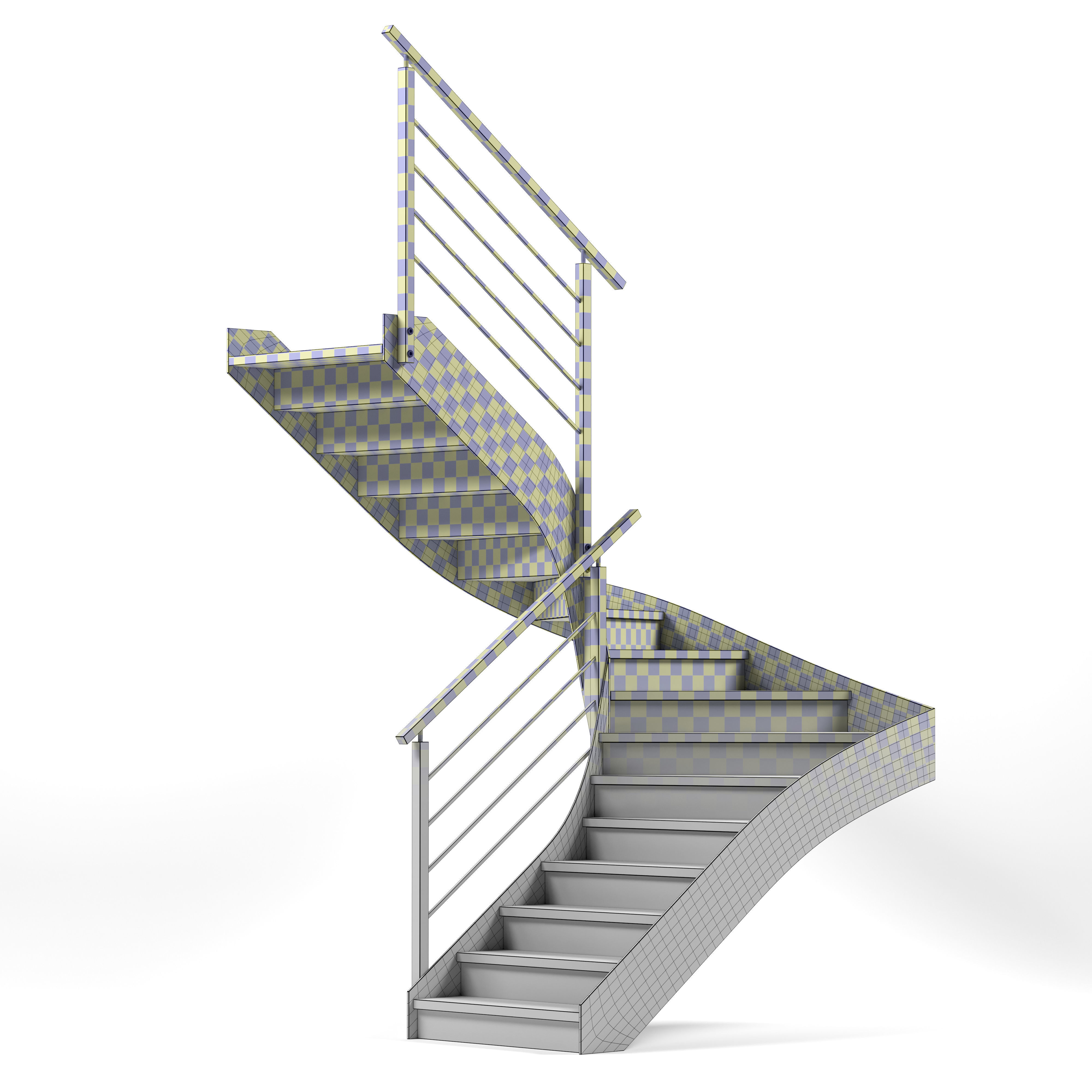Ladder metal 3D model | CGTrader