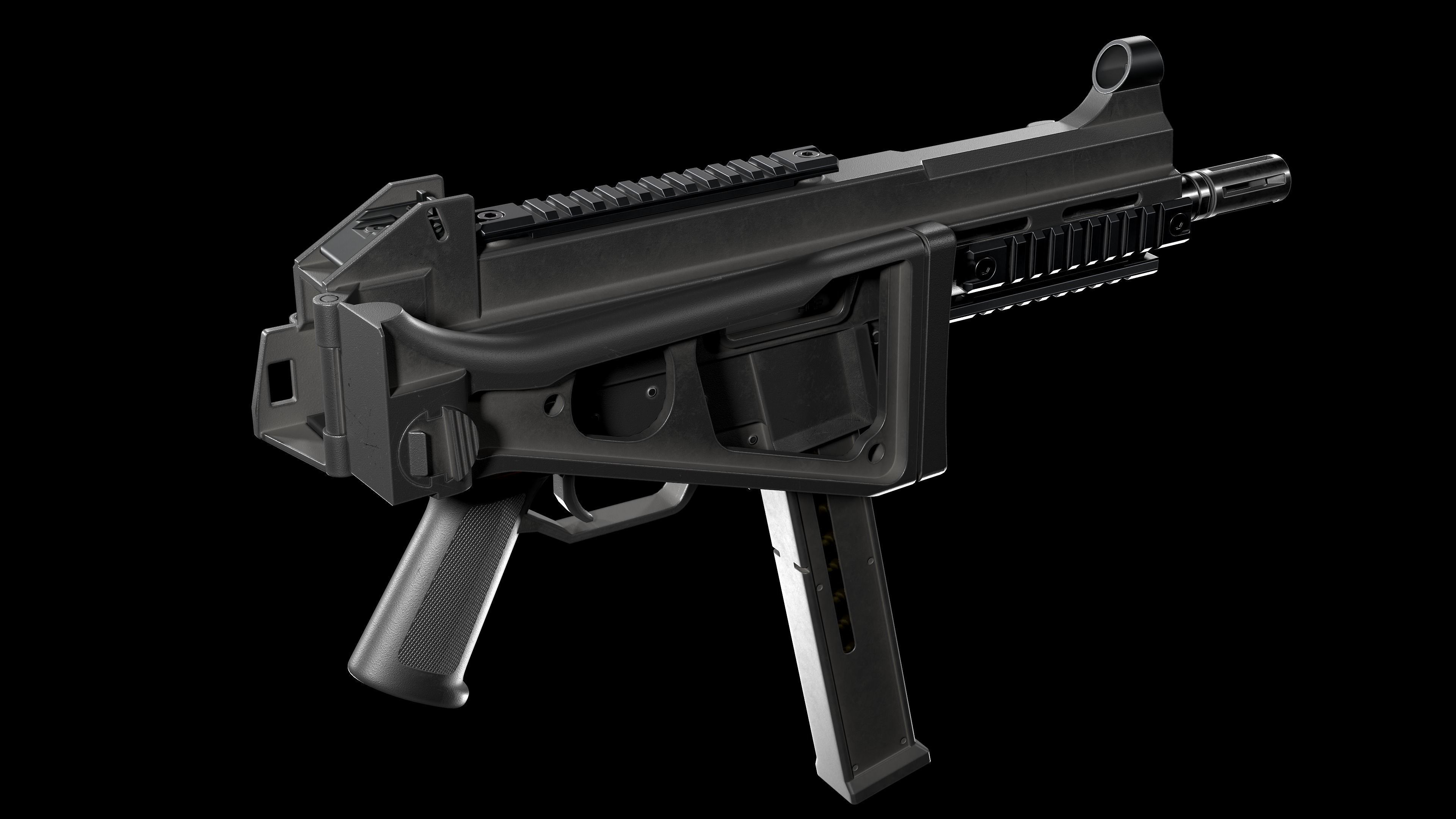 3D model HK UMP 45 ACP SMG VR / AR / low-poly | CGTrader