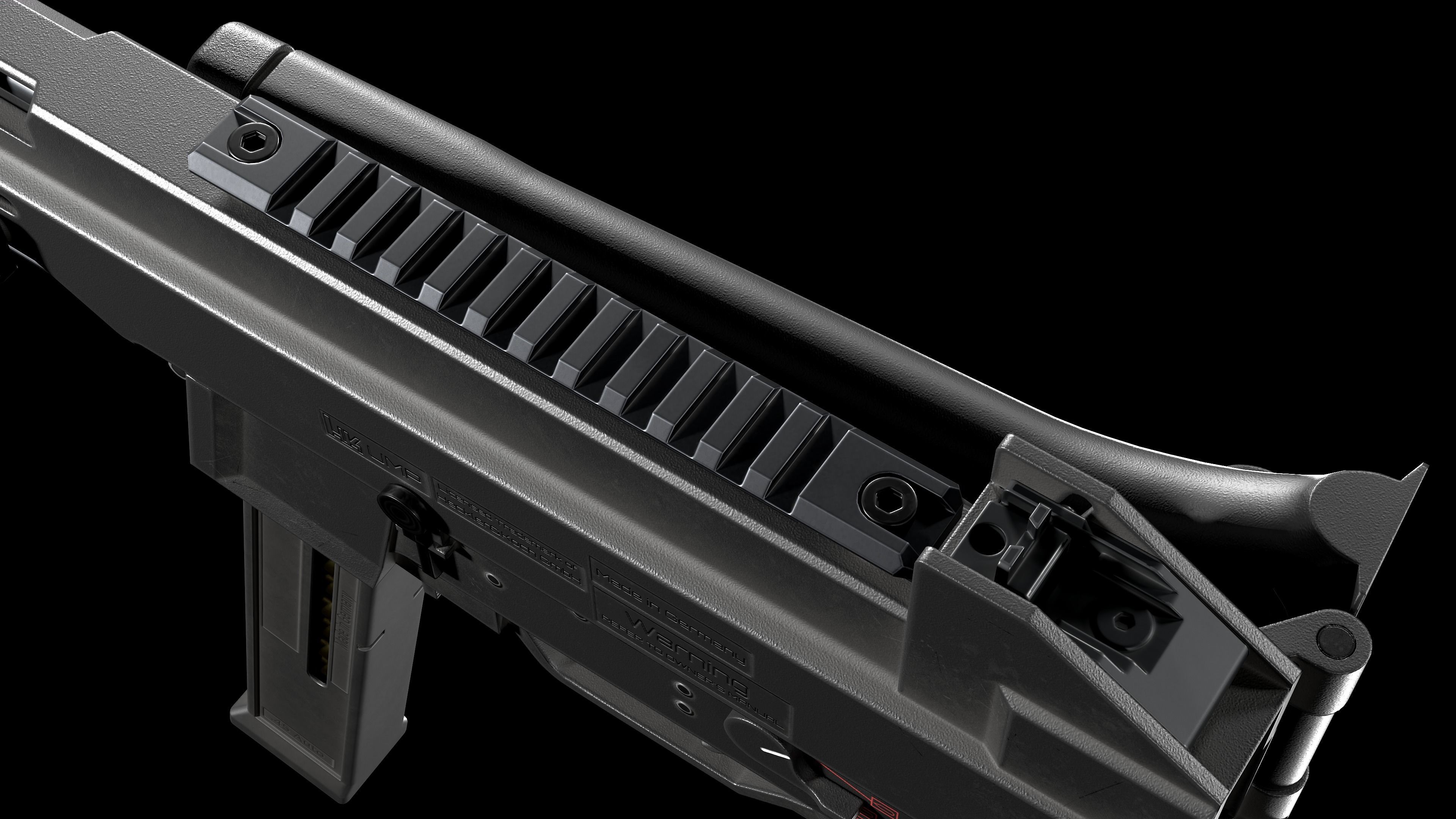 3D model HK UMP 45 ACP SMG VR / AR / low-poly | CGTrader