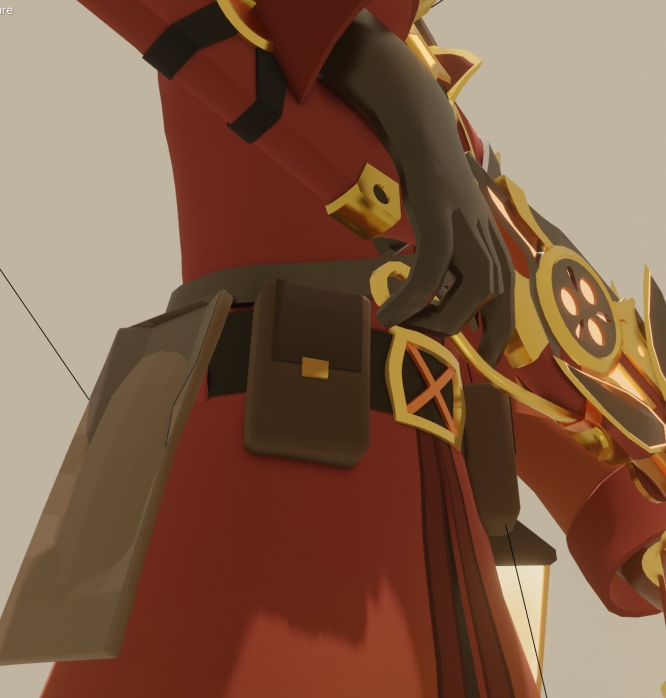 fantasy soldier with gun 3D Model 3D model rigged | CGTrader