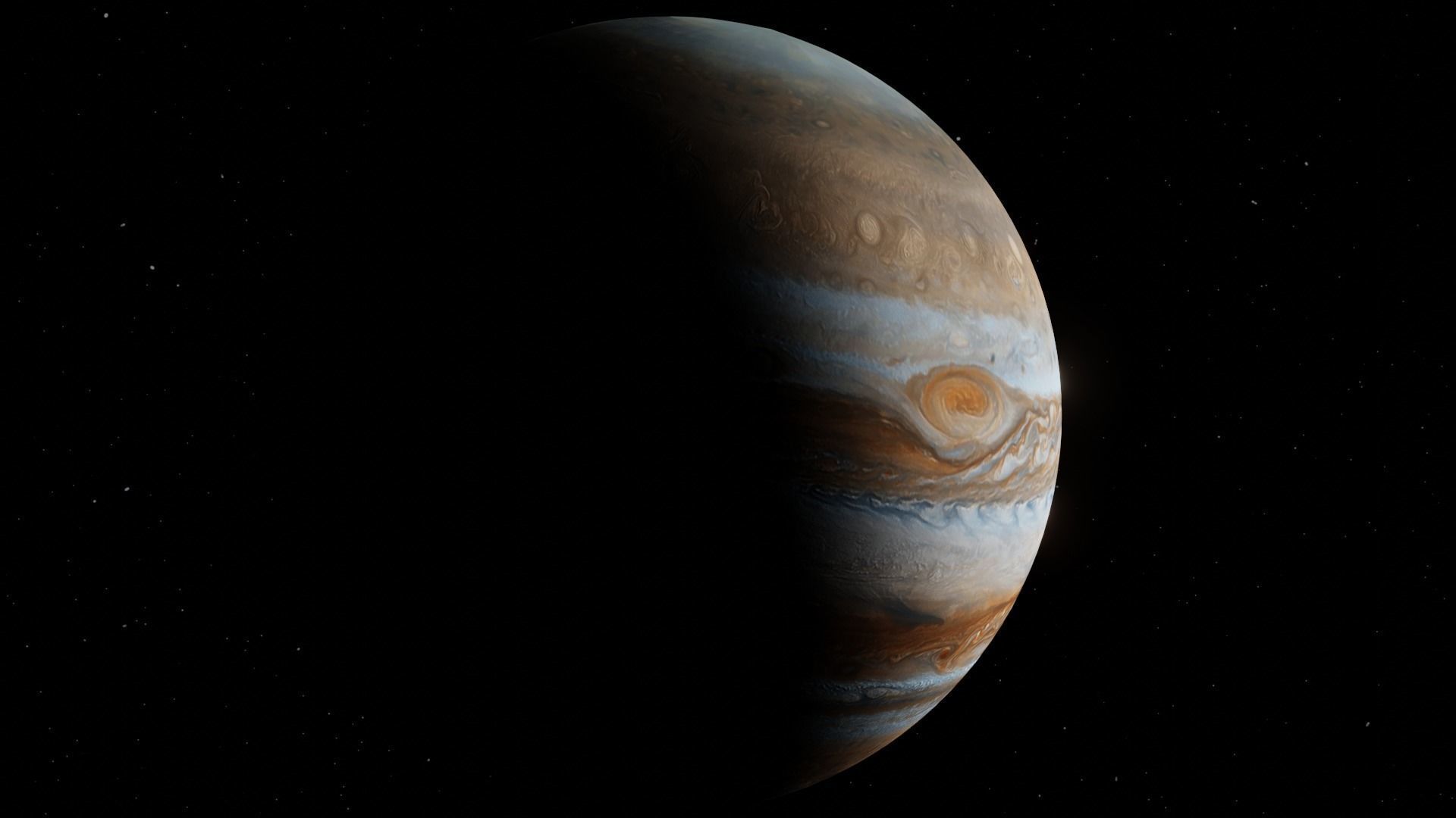 3D model Jupiter Planet Photorealistic-Low poly 8k 3D model VR / AR ...