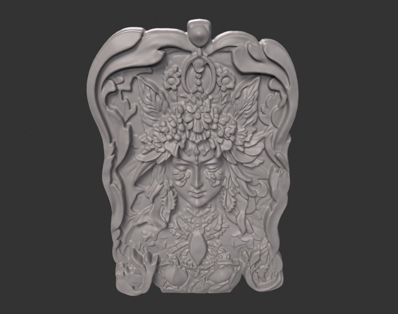 Bas Relief Woman 230519D 3D model 3D printable | CGTrader