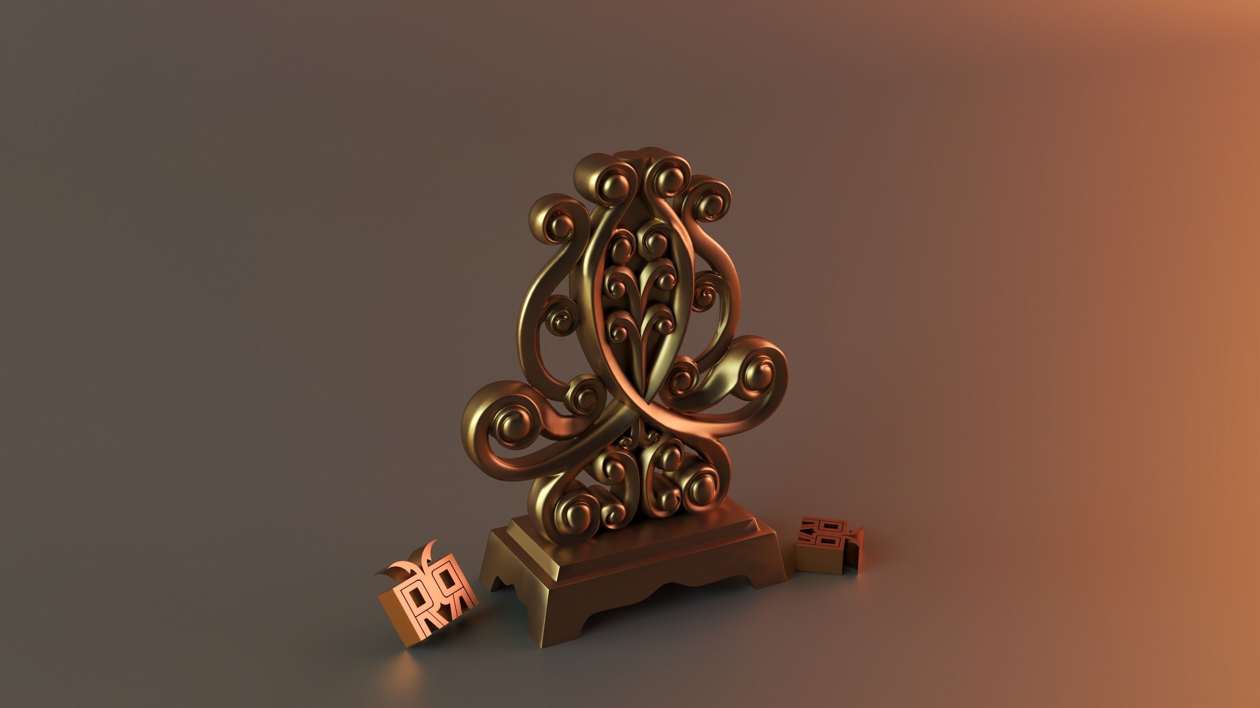 Sarah Table Lamp 3D model 3D printable | CGTrader