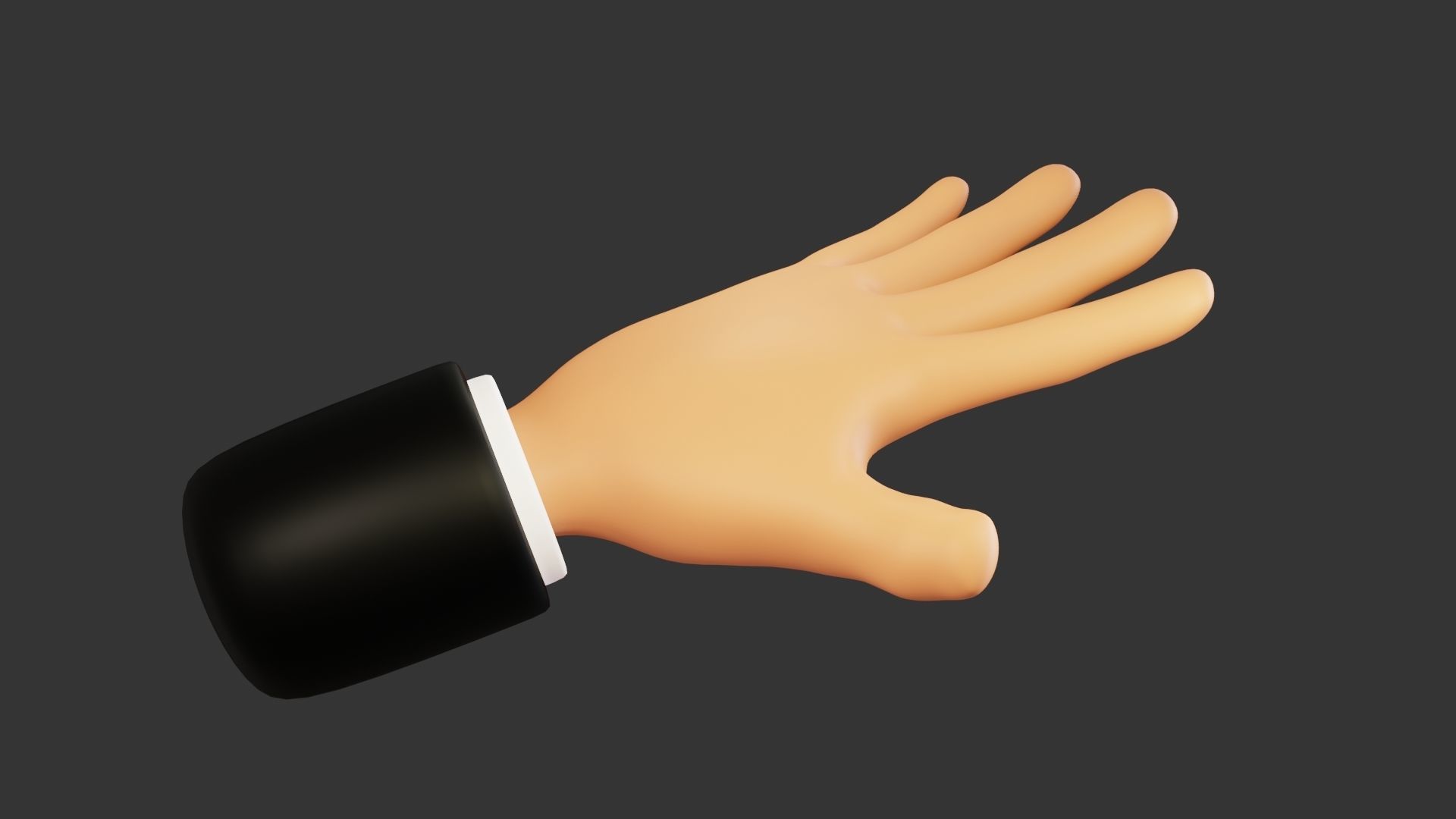 3D model Cartoon Hand Rigged VR / AR / low-poly | CGTrader