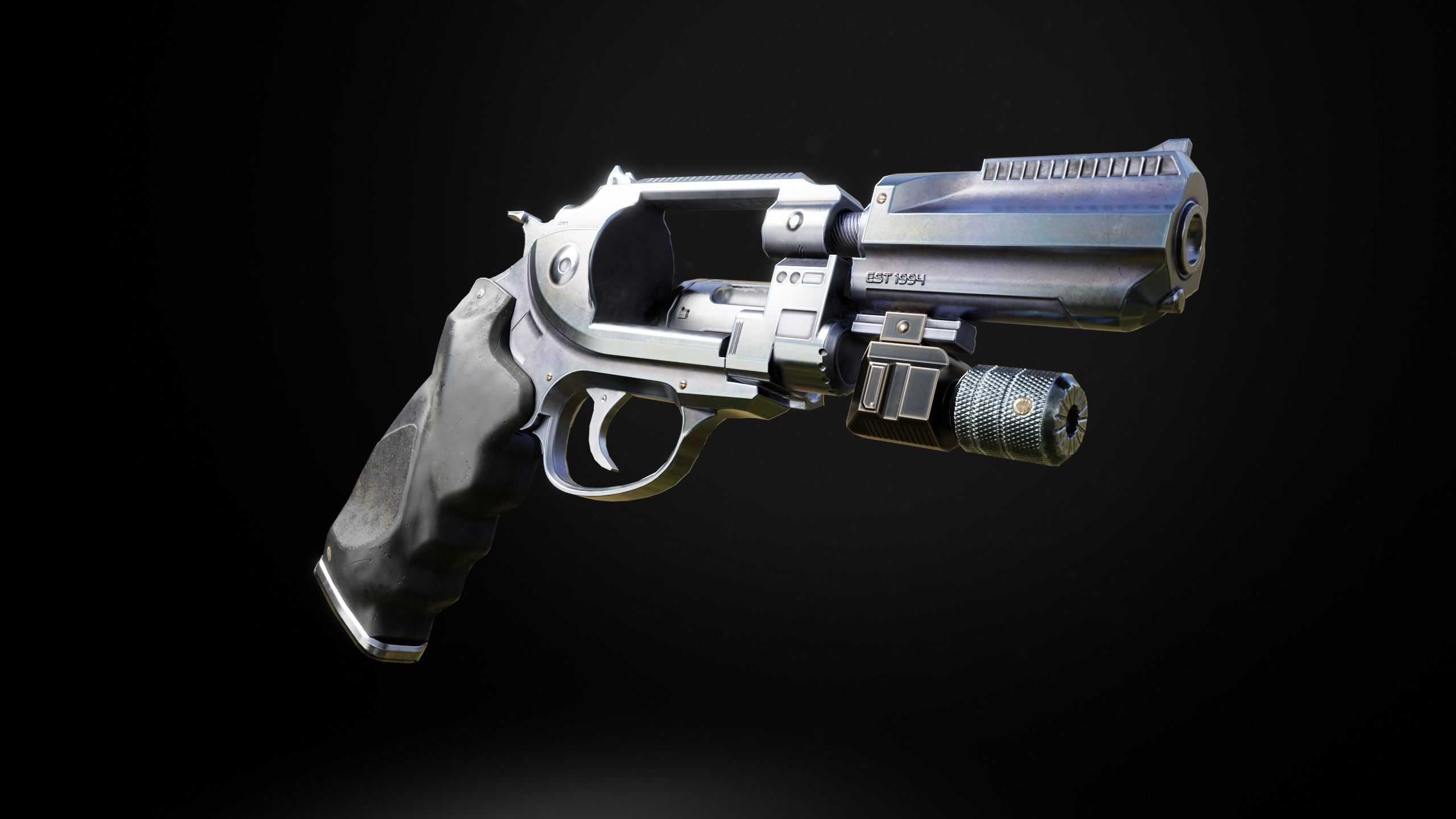 3D model Magnum Modern Revolver VR / AR / low-poly | CGTrader