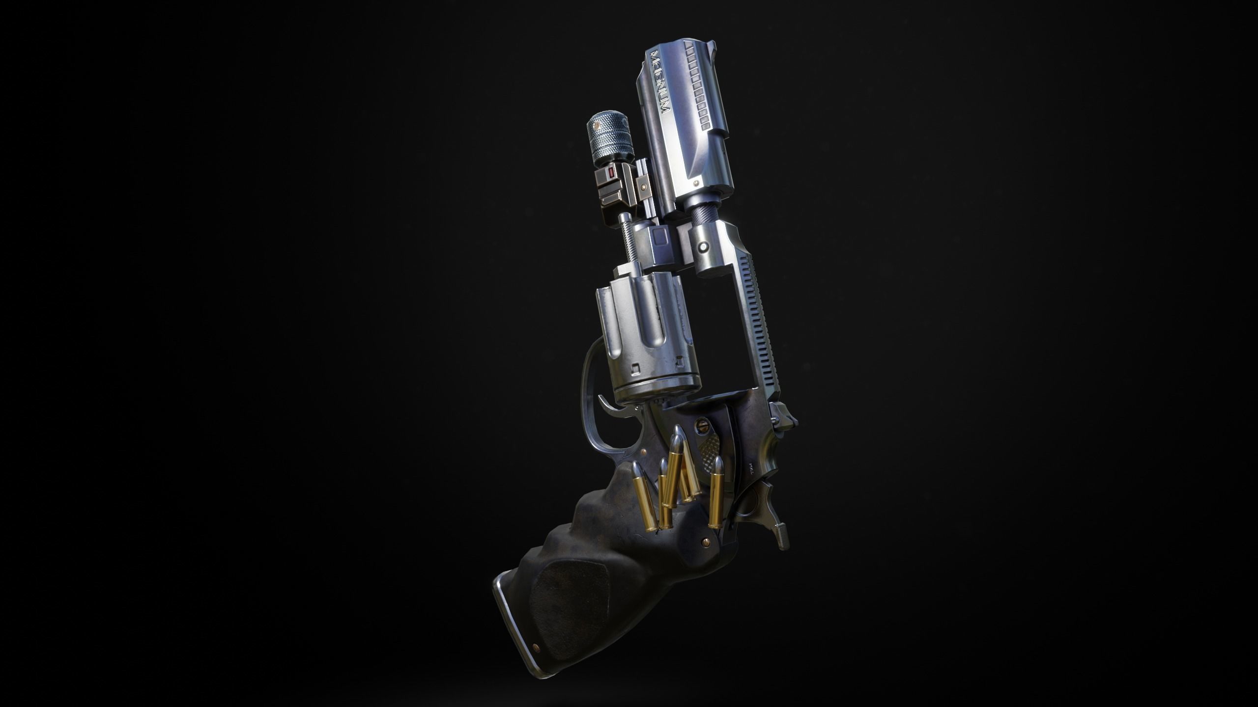 3D model Magnum Modern Revolver VR / AR / low-poly | CGTrader
