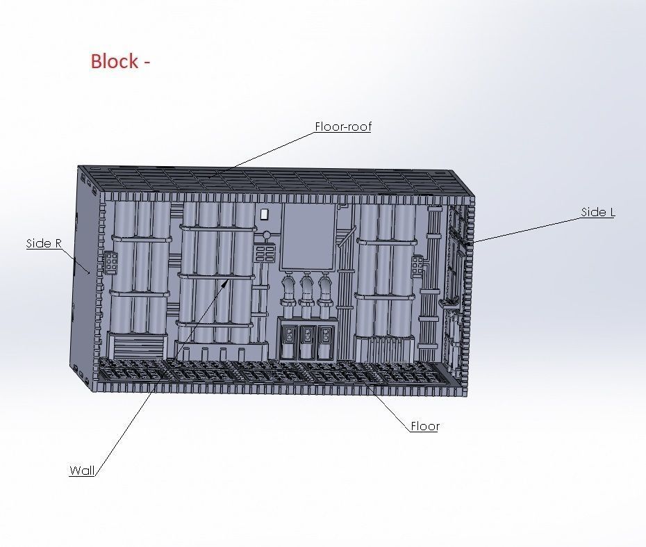 SCI-FI Display cabinet 3D model | CGTrader