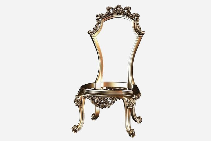 Chair 3d model for cnc 05 3D model | CGTrader