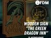 The Green Dragon Inn sign 3D model 3D printable | CGTrader