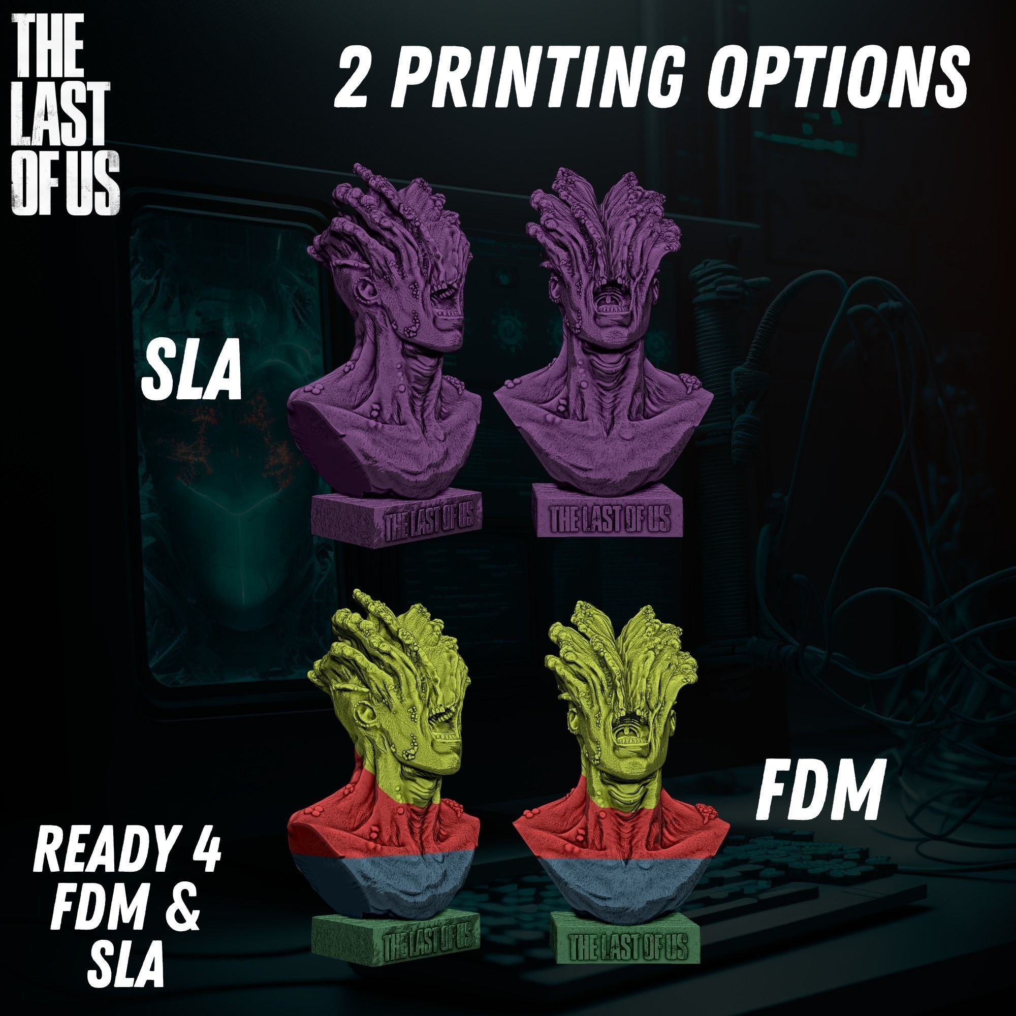 The Last Of Us Clicker 3 3D model 3D printable | CGTrader