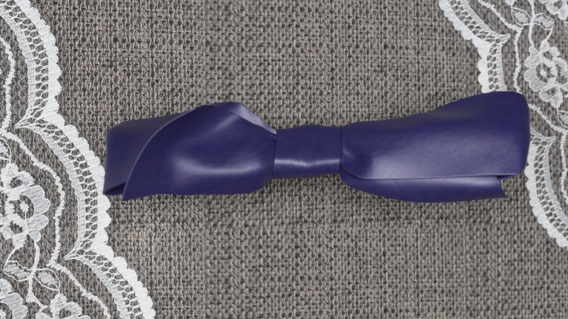 Fabric Bow bob set Low-poly 3D model | CGTrader