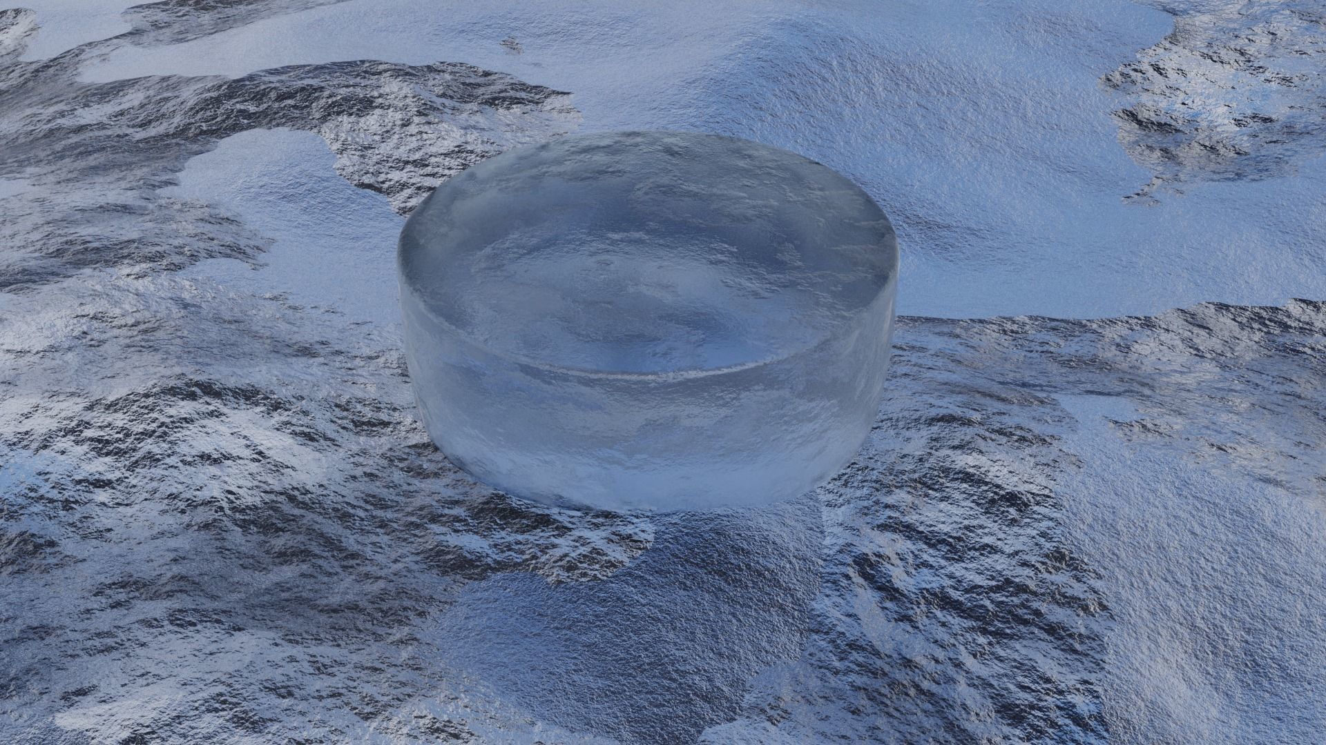 Ice Enviroment 3D model | CGTrader