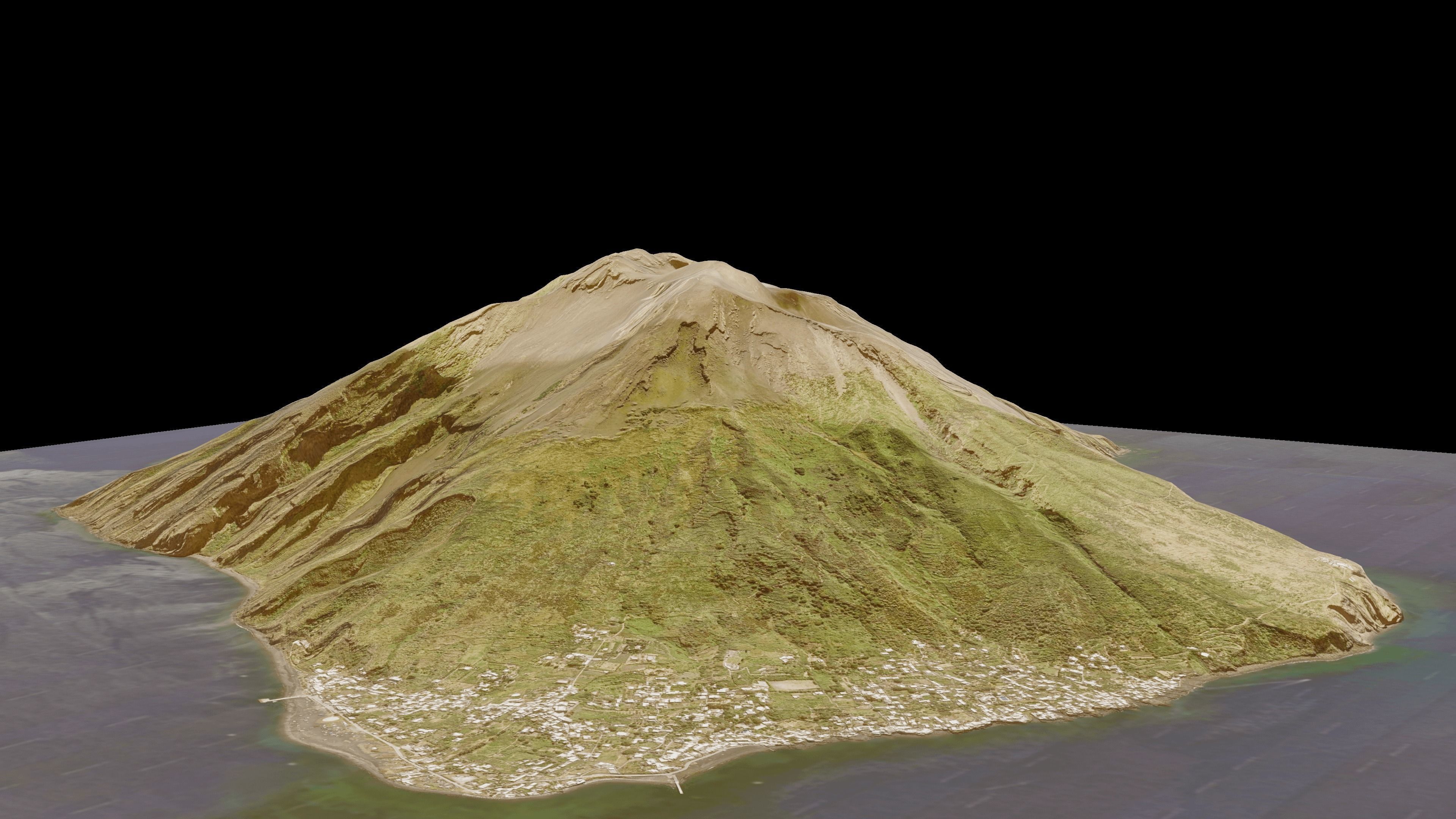 Stromboli volcano islands 3D Model 3D model | CGTrader