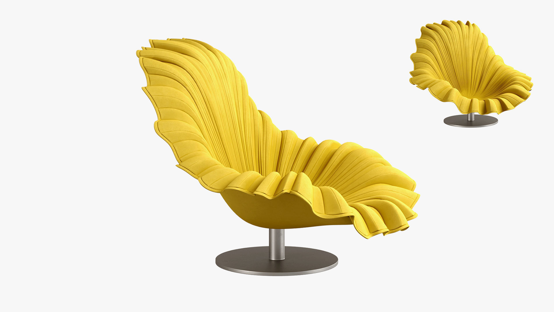 Bloom Easy Chair 3D model | CGTrader