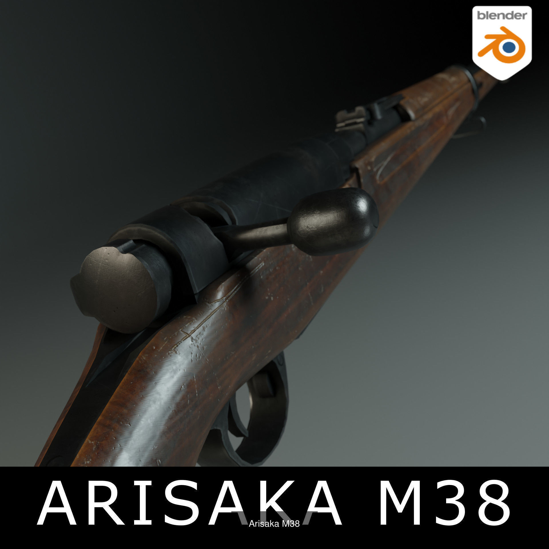 3D Model Collection Bolt action rifle SUPER pack VR / AR / low-poly ...