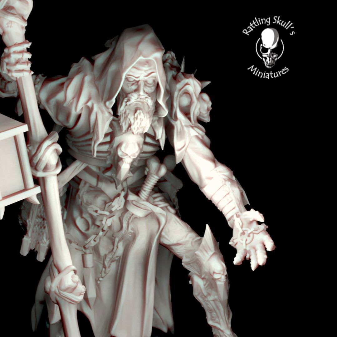Necromancer 3D model 3D printable | CGTrader