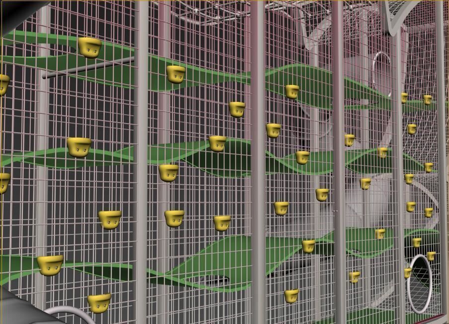 Lotus climbing maze 3D model | CGTrader