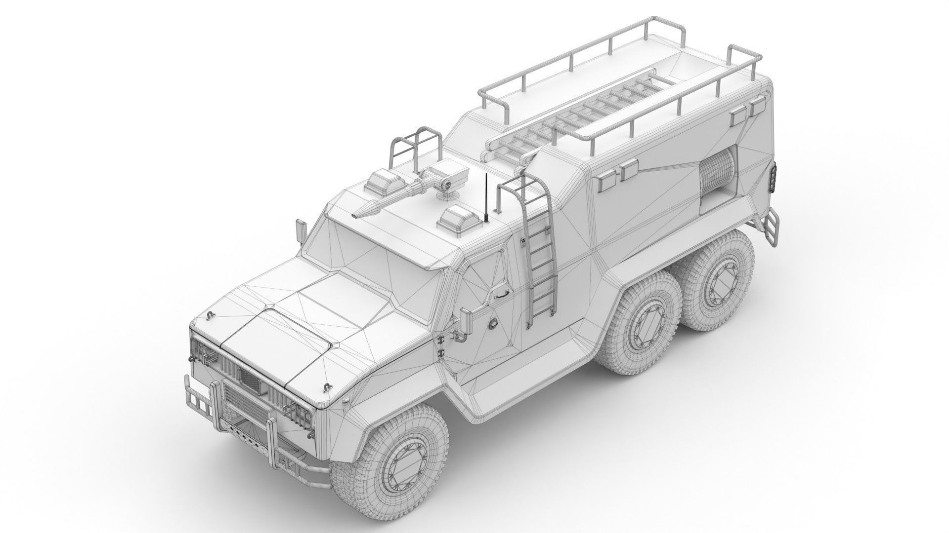Old Fire Brigade 3D model | CGTrader