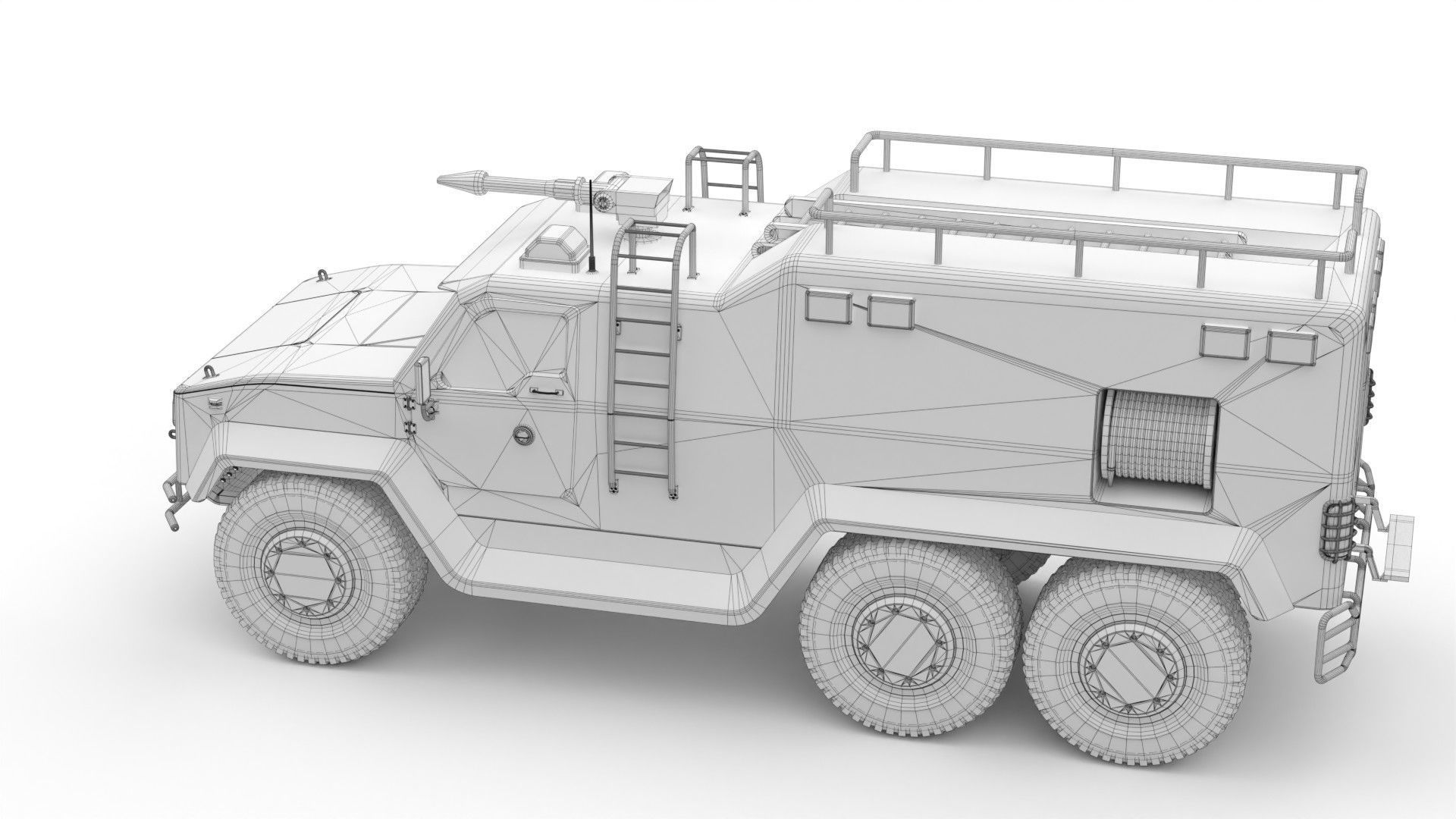 Old Fire Brigade 3D model | CGTrader