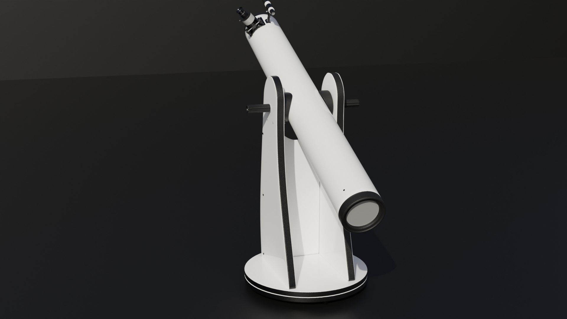 Dobson-based Newtonian telescope 3D model | CGTrader