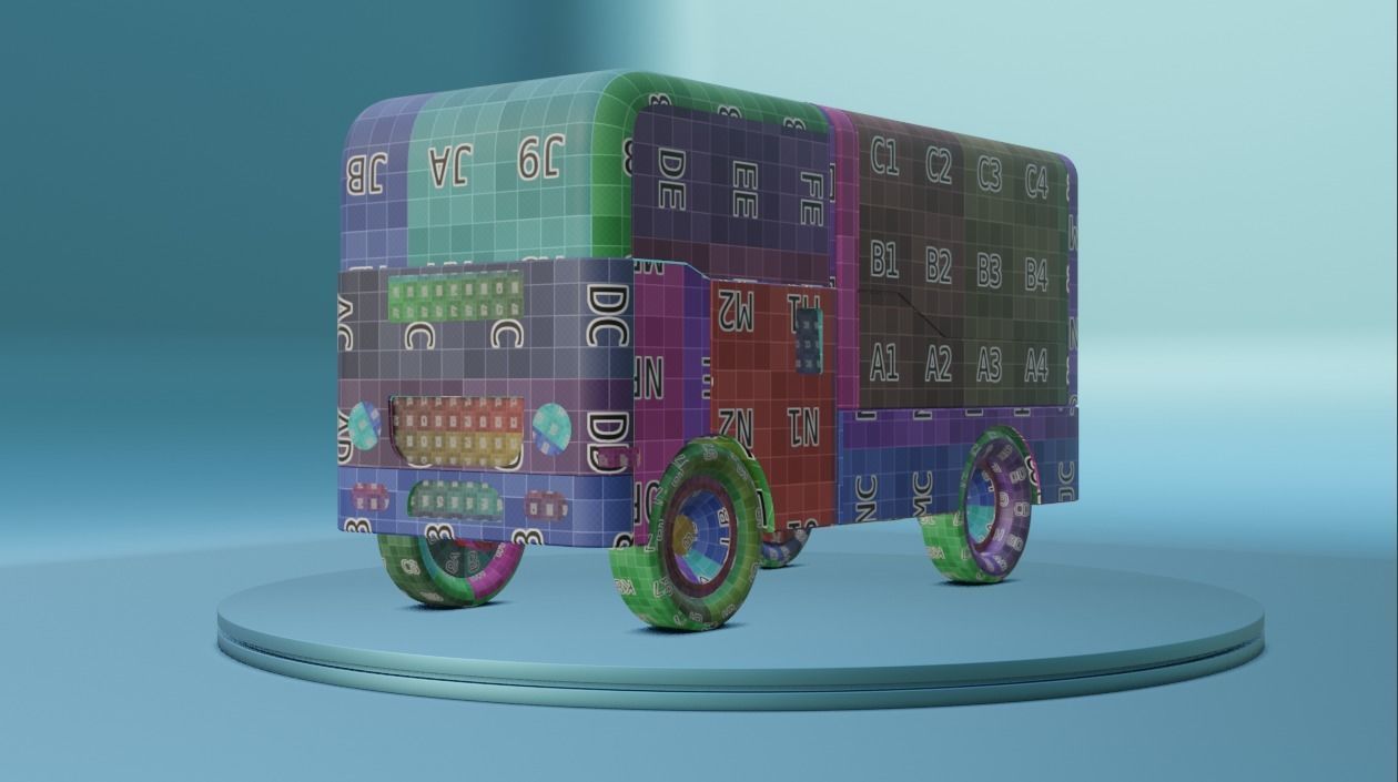 3D model Sci Fi kei truck VR / AR / low-poly | CGTrader